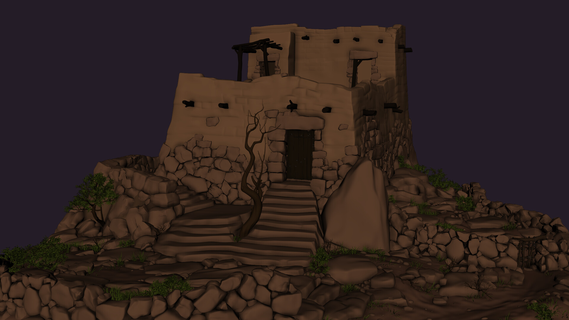 ArtStation - Desert House