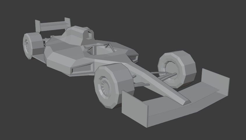 ArtStation - Low-Poly Formula One