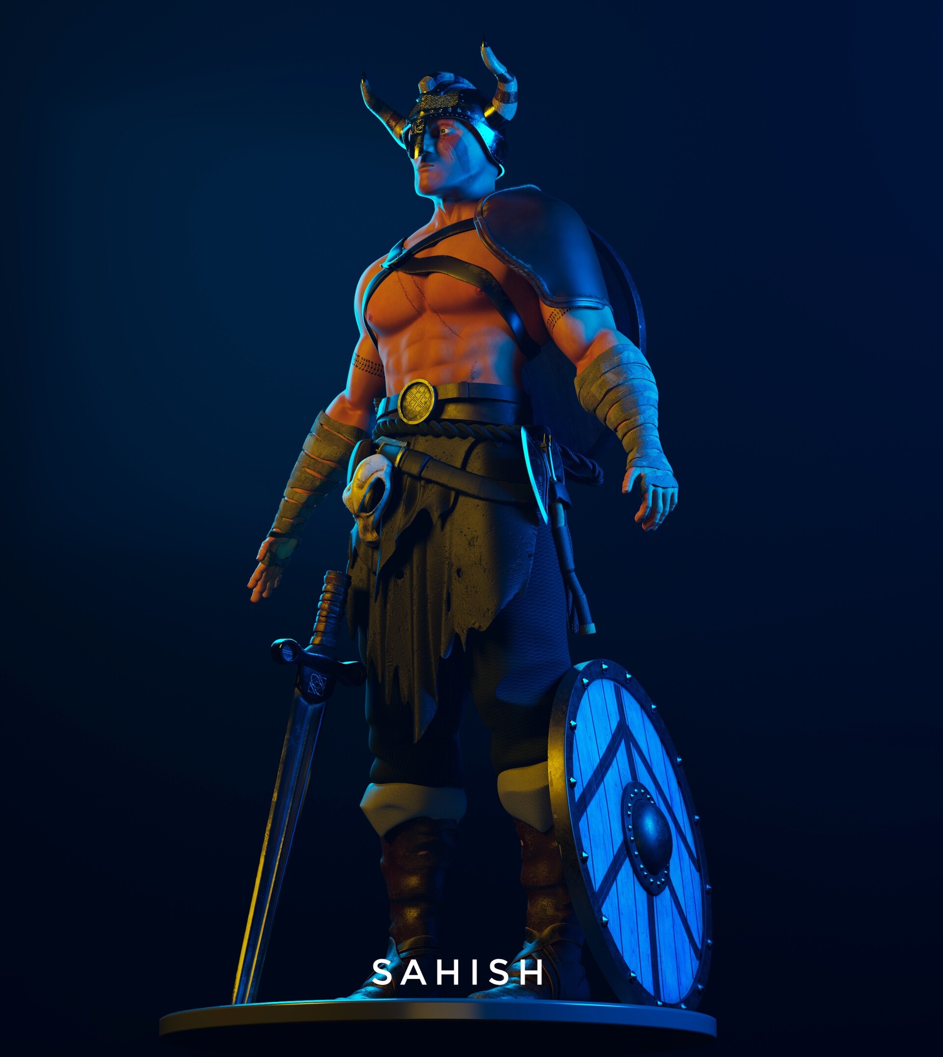 ArtStation - Viking character modeling