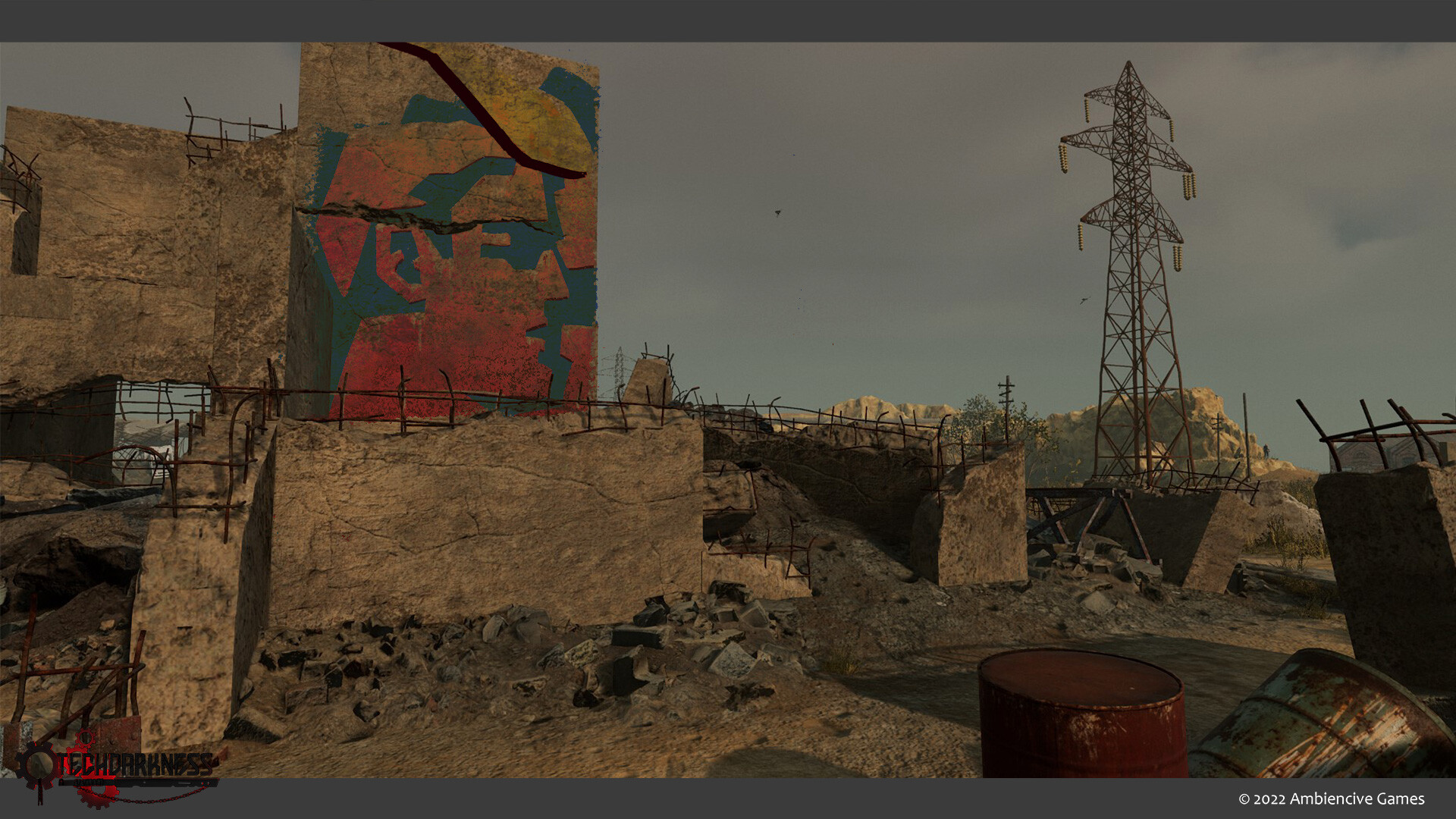 Elena Leff - Techdarkness - sketch of graffiti in the post-apocalypse ...