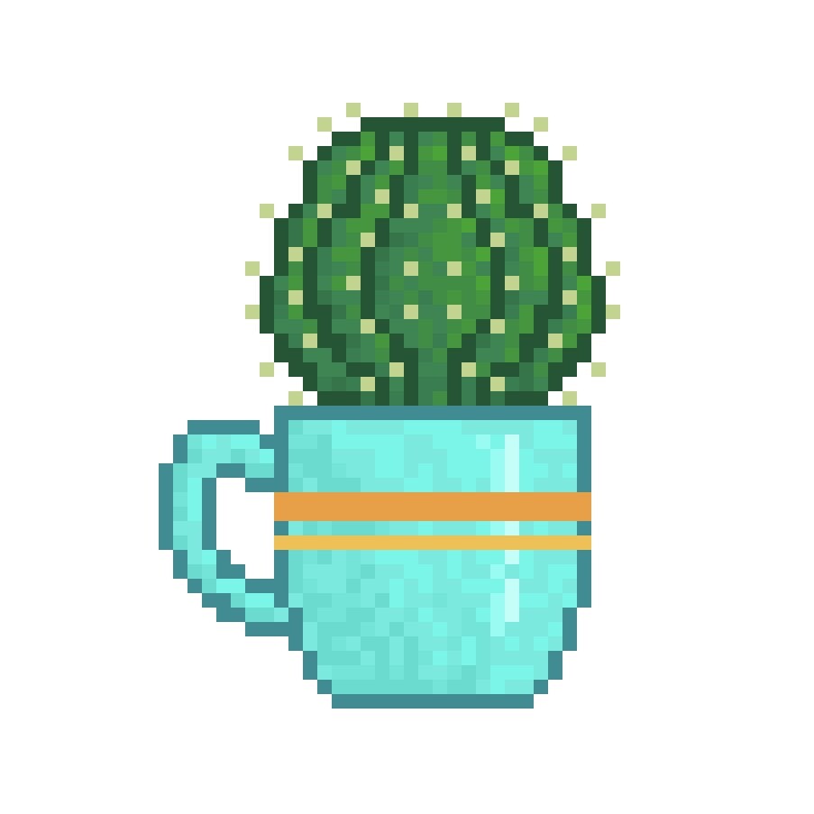 ArtStation - Stickers - Pixel Art Plants