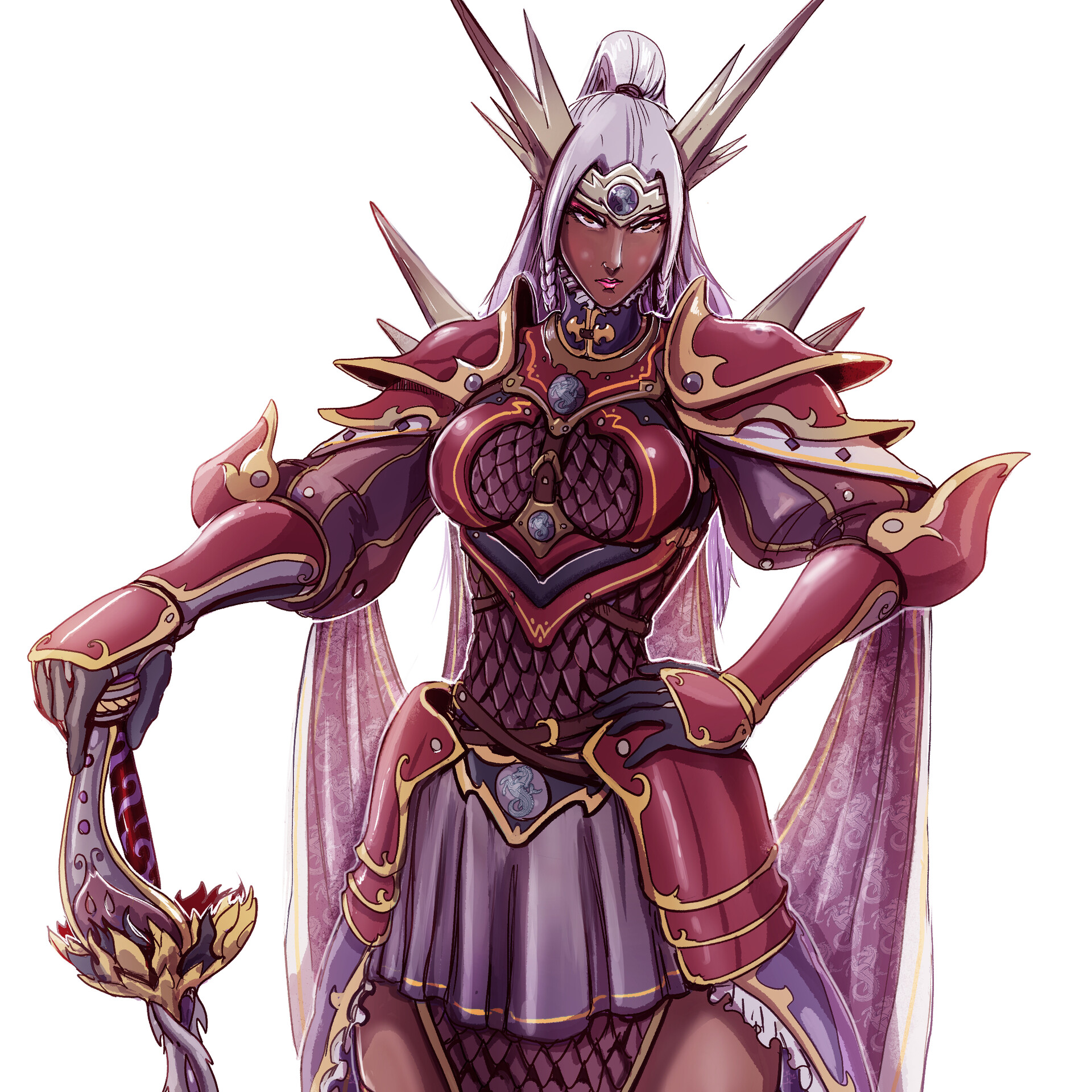 ArtStation - Meleys the Red Queen