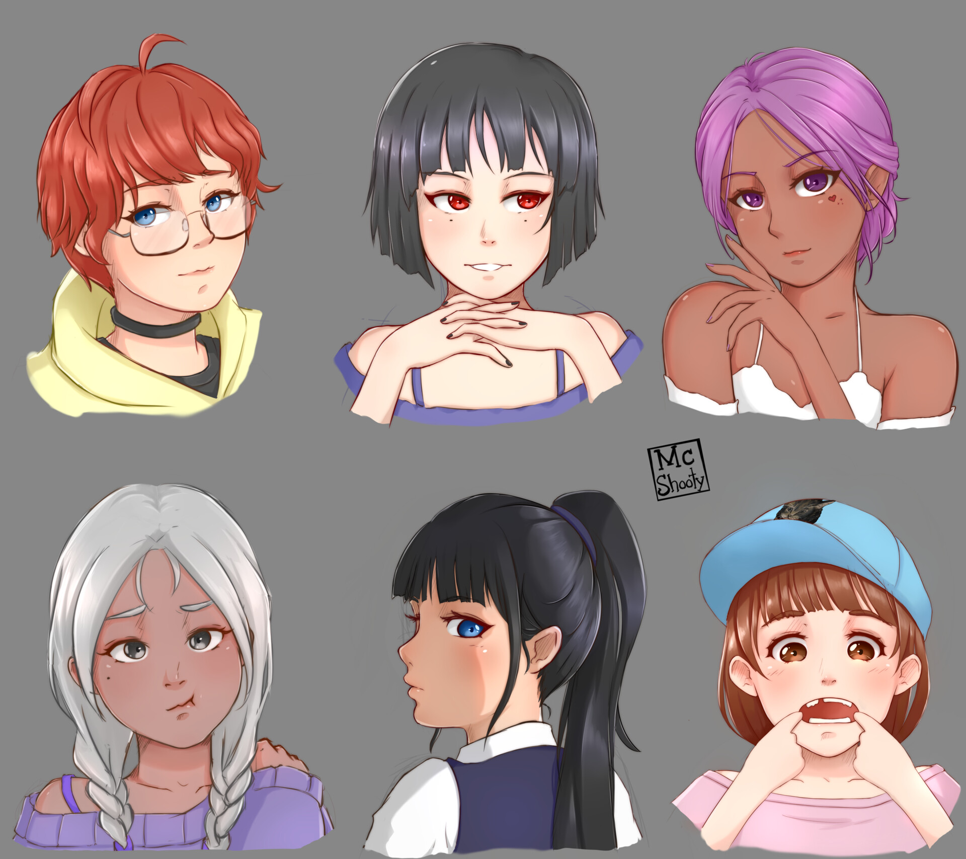 ArtStation - Practice - Headshots