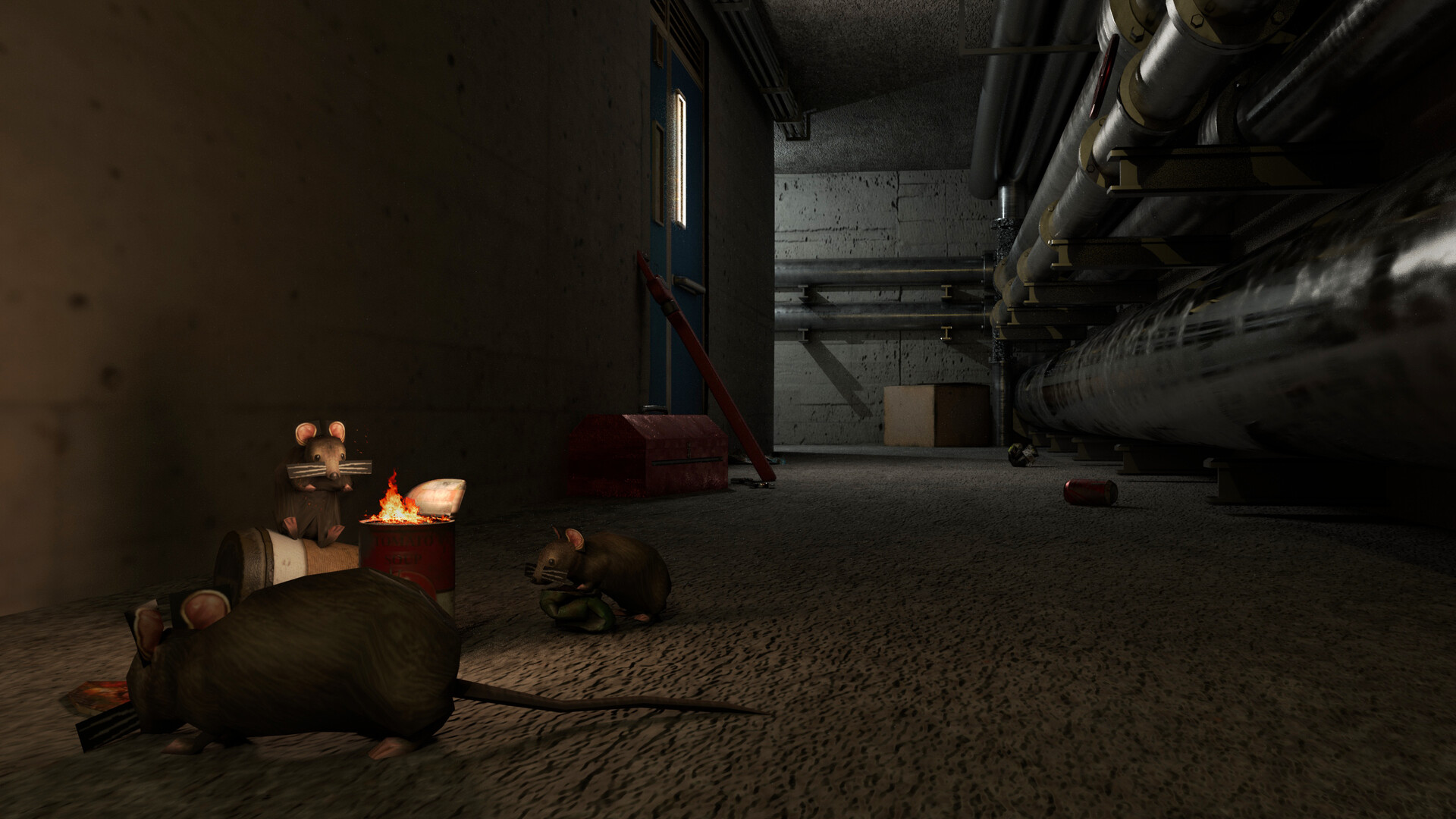 ArtStation - Rats in a Tunnel