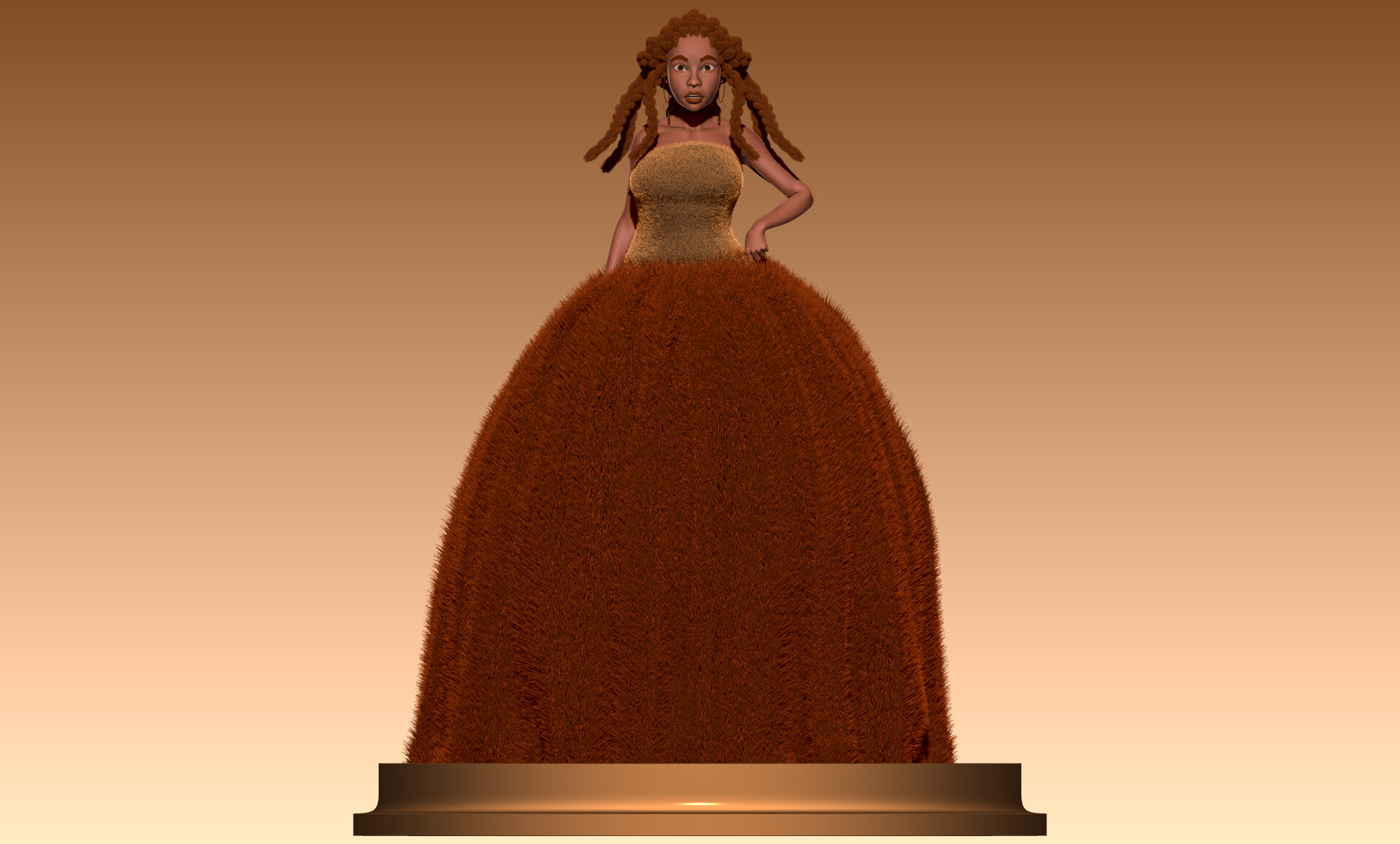 ArtStation - shaReeFa_fiberMeshDress