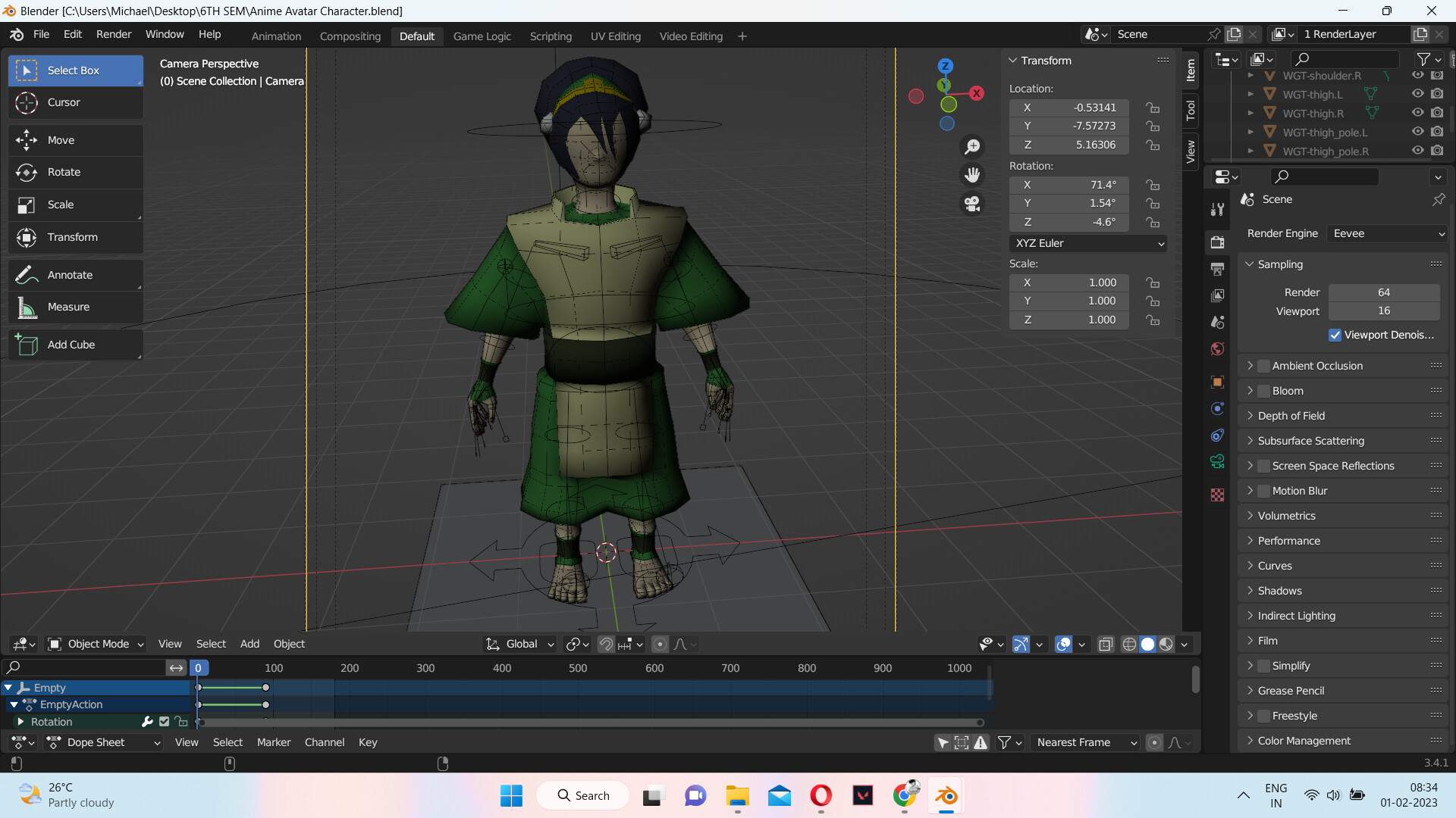 ArtStation - Avatar anime character