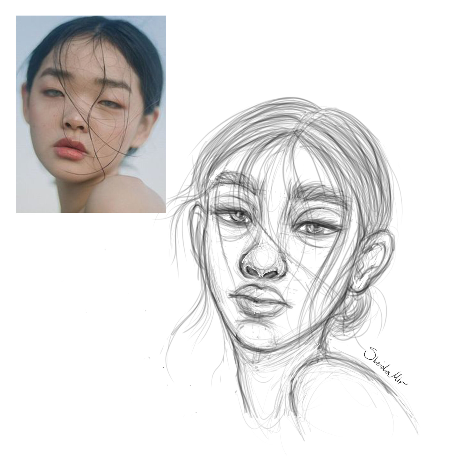 ArtStation - Portrait sketch