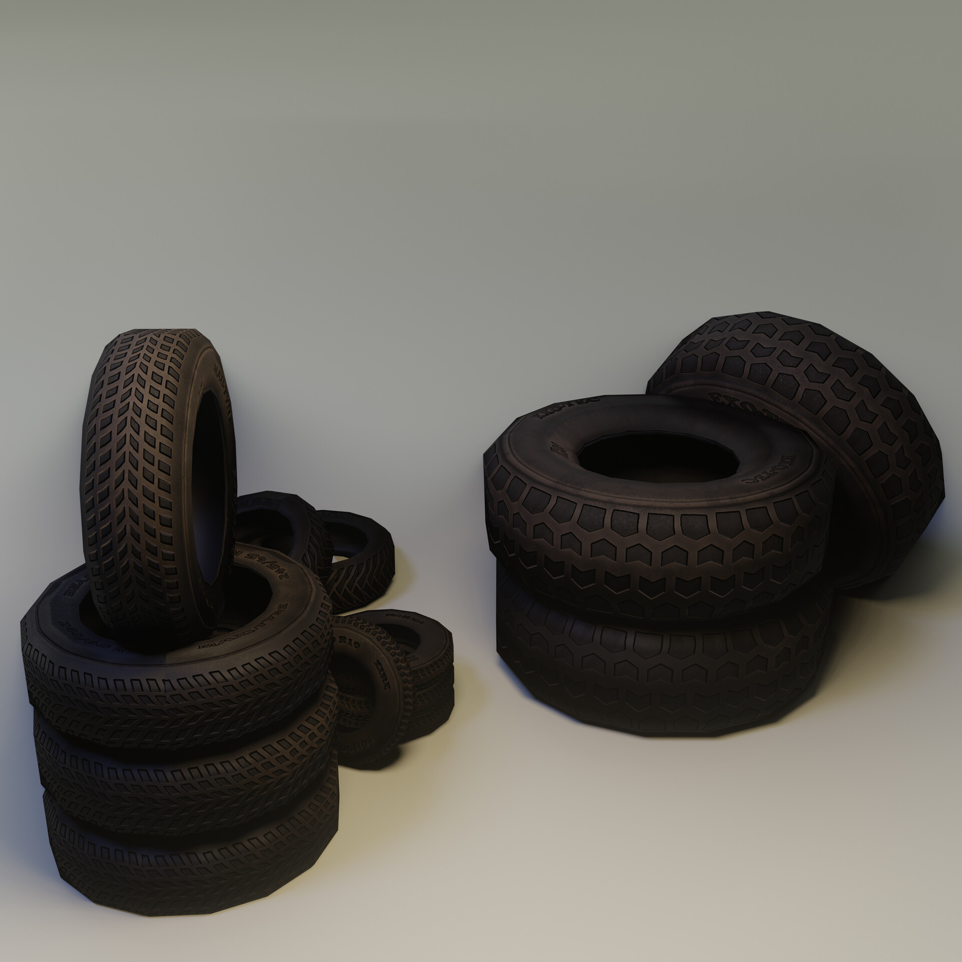Andreas Jürgen Horns - Low Poly Tyre / Tire Props