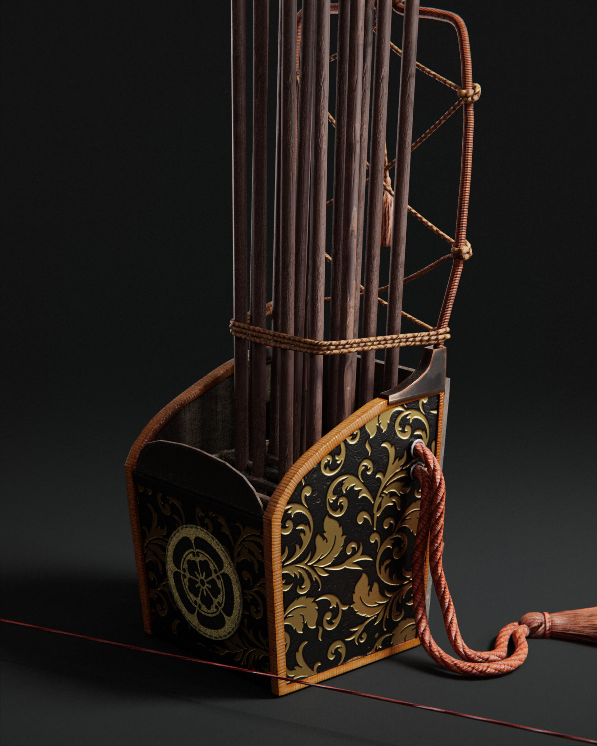 Kyle Rodica - Kari Ebira (Japanese bow and quiver)