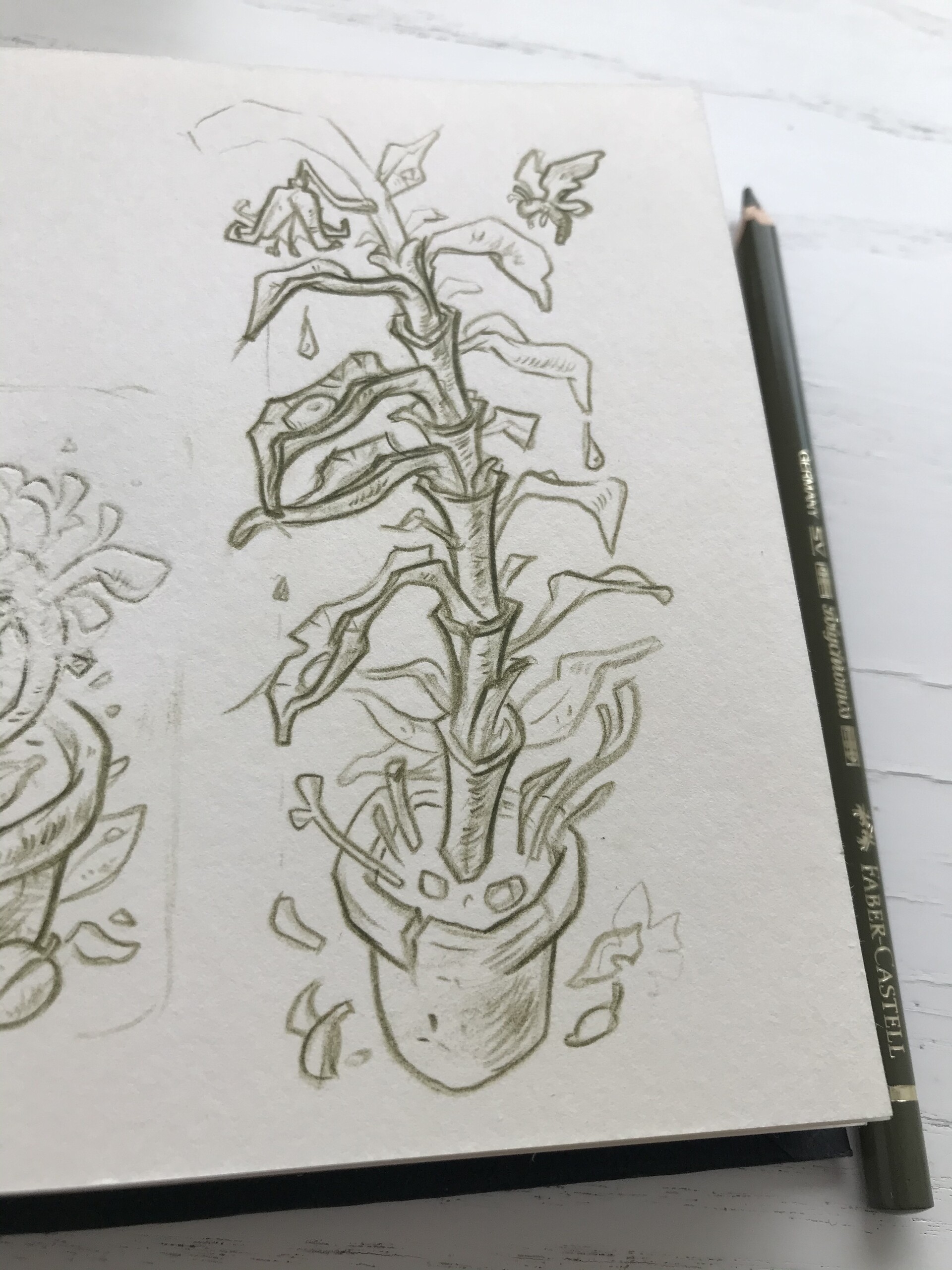 ArtStation - Plant sketch