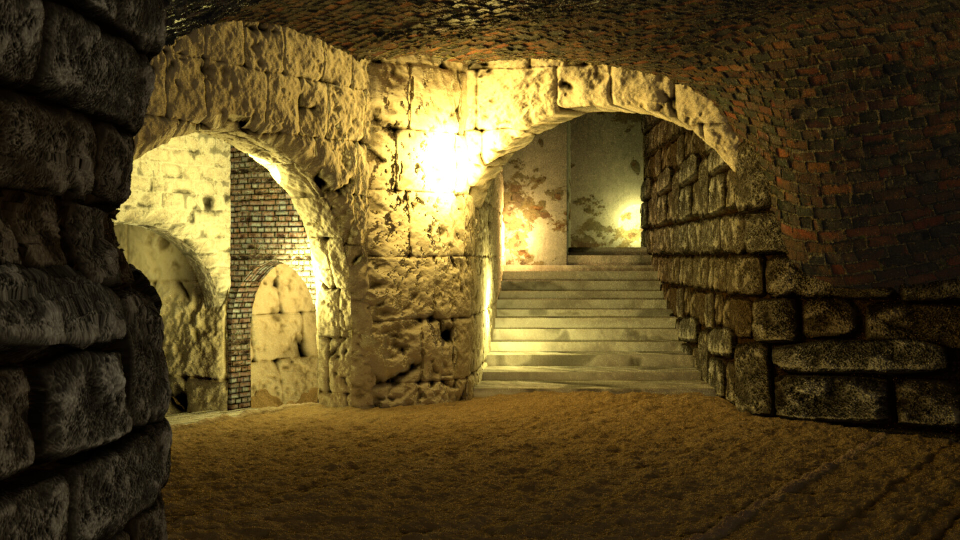 ArtStation - castle cellar