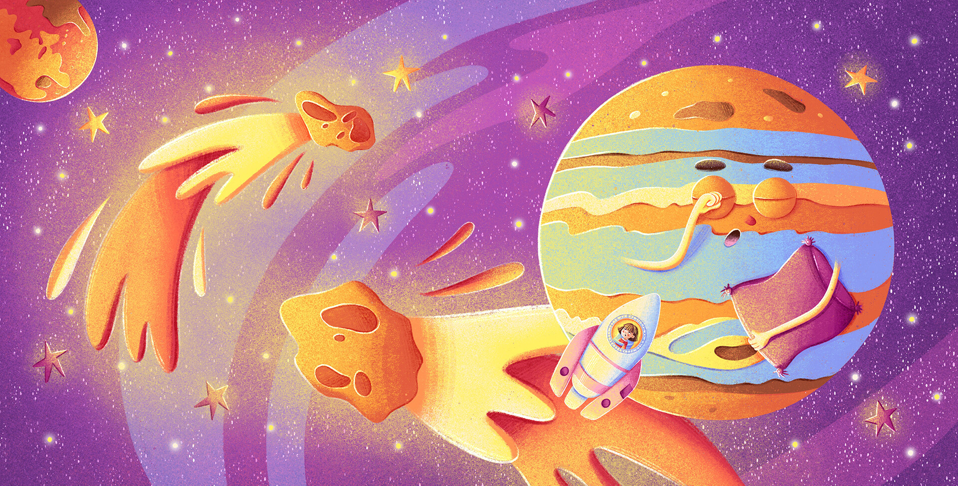 ArtStation - Good night, sleepy planets