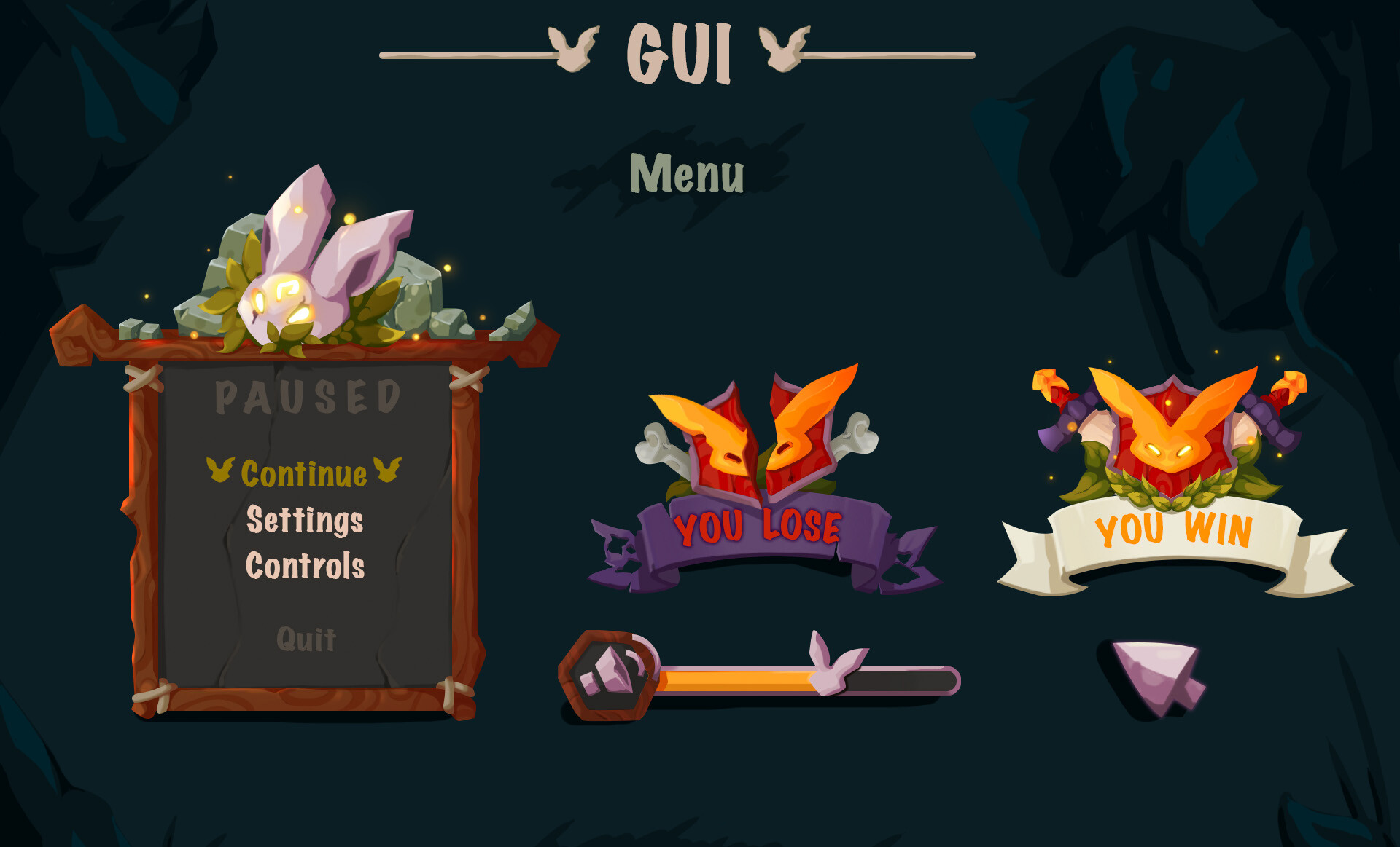 ArtStation - GUI and the Map