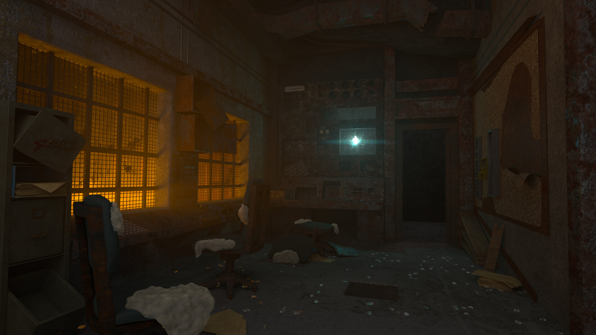 ArtStation - Abandoned Control Room