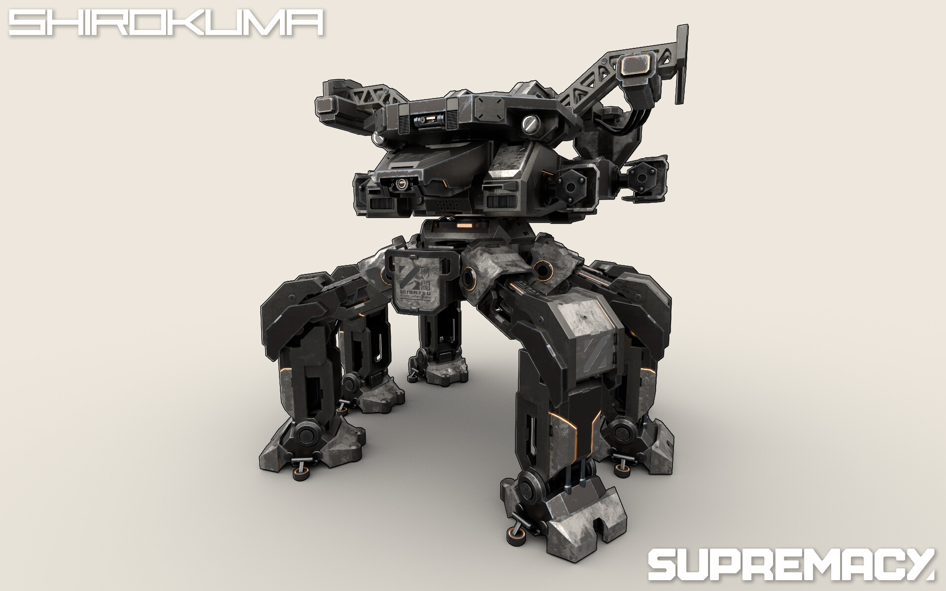ArtStation - X3 WarTech Shirokuma, "X3 Kuro" - Supremacy