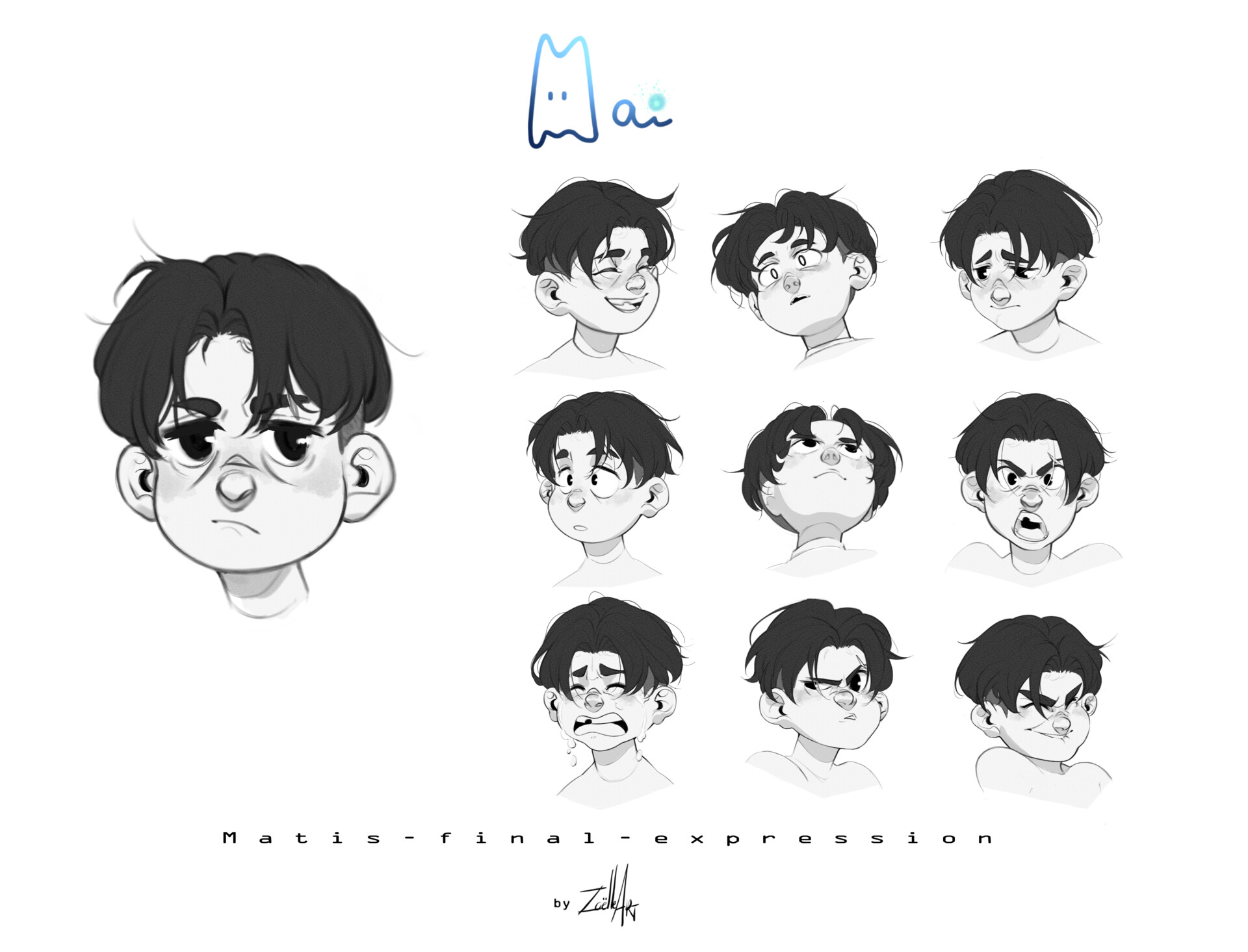 ArtStation - Matis final face and expressions