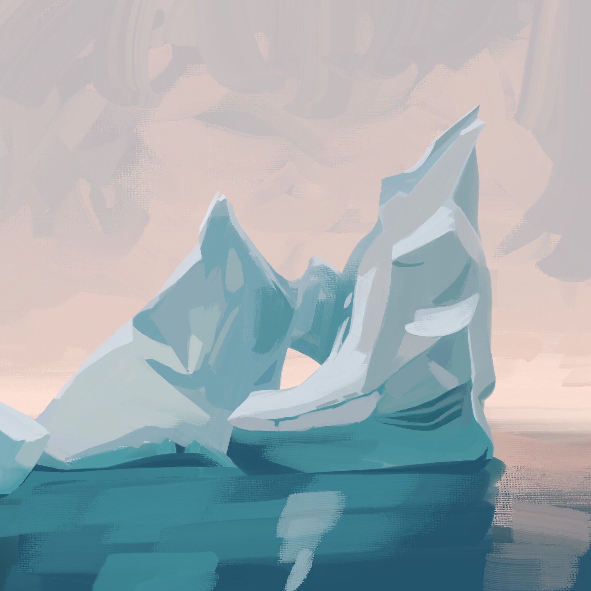 ArtStation - Antarctic landscape
