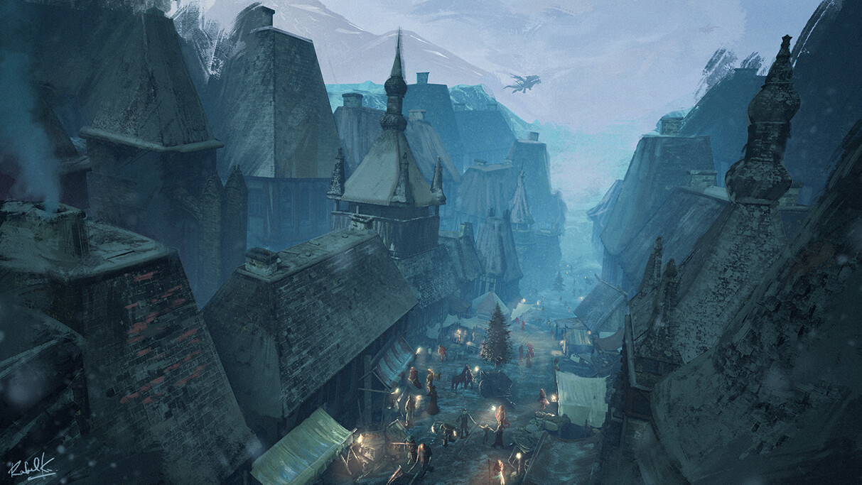 ArtStation - Medieval Christmas Market