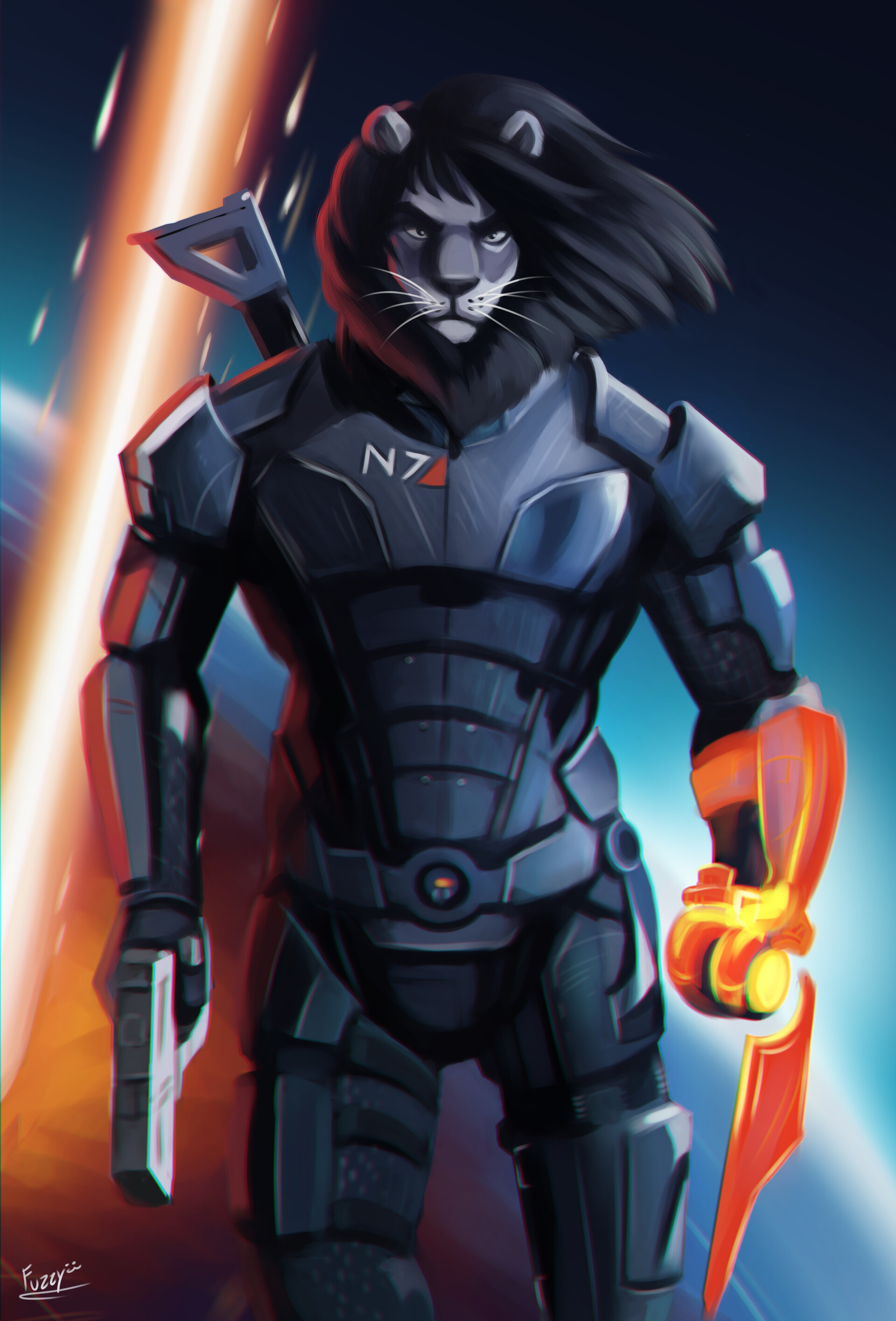 ArtStation - Commission Mass Effect