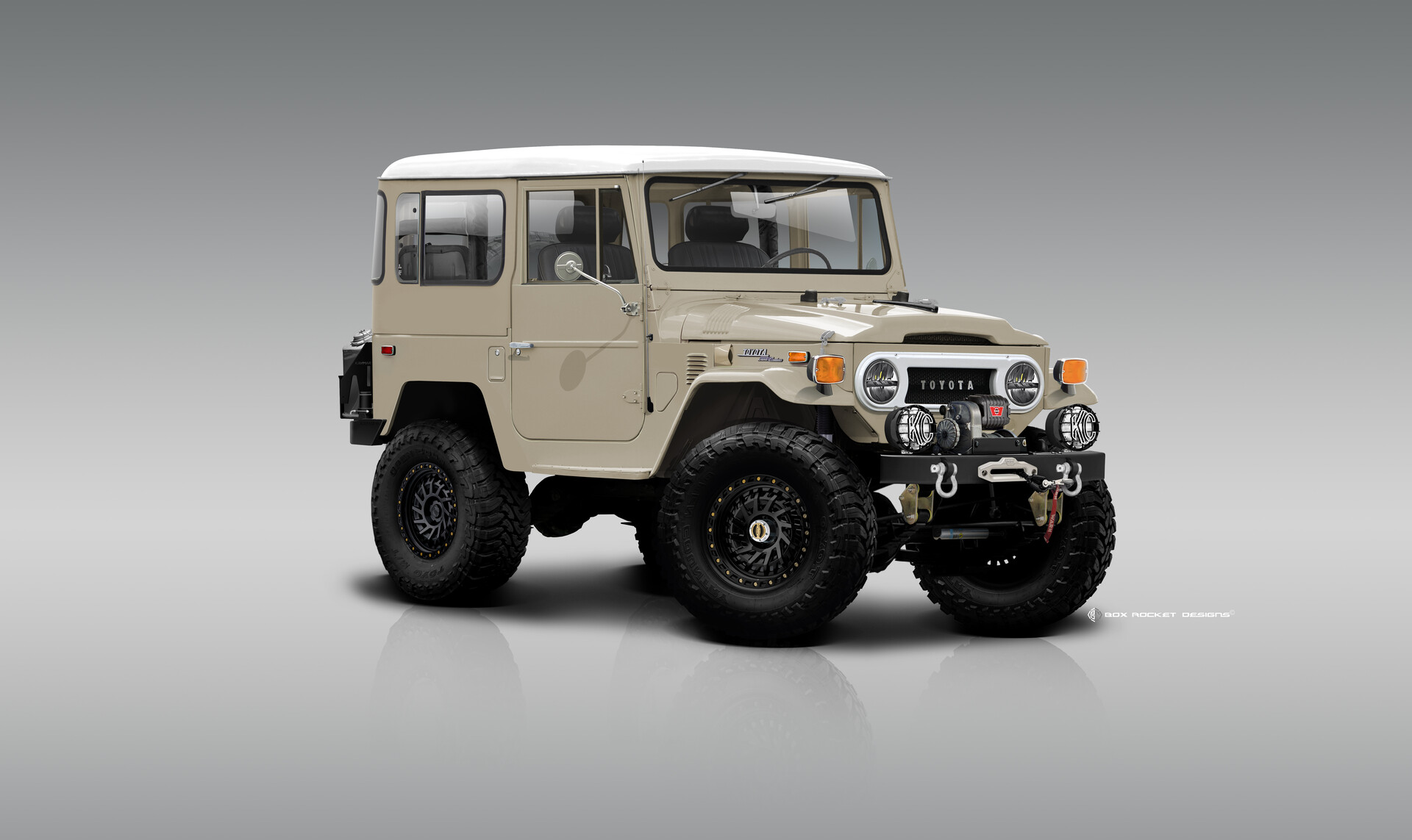 ArtStation - Toyota FJ40 Landcruiser