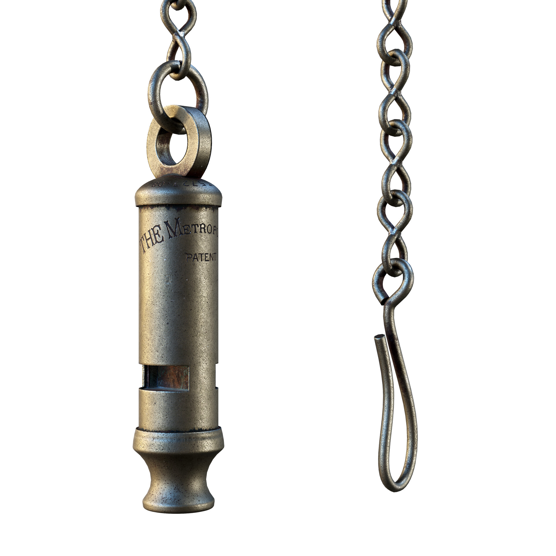 ArtStation - Antique Metropolitan Police Whistle
