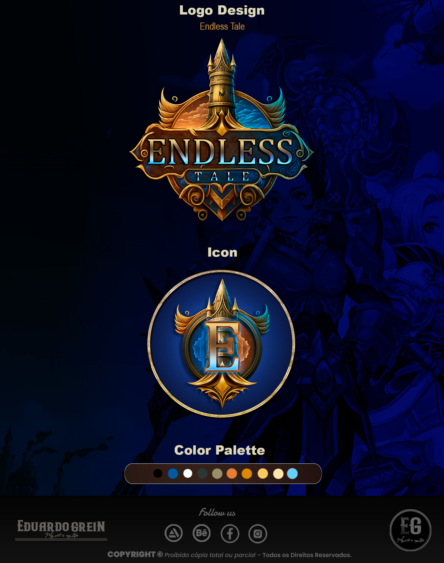 ArtStation - Logo design Endless Tale