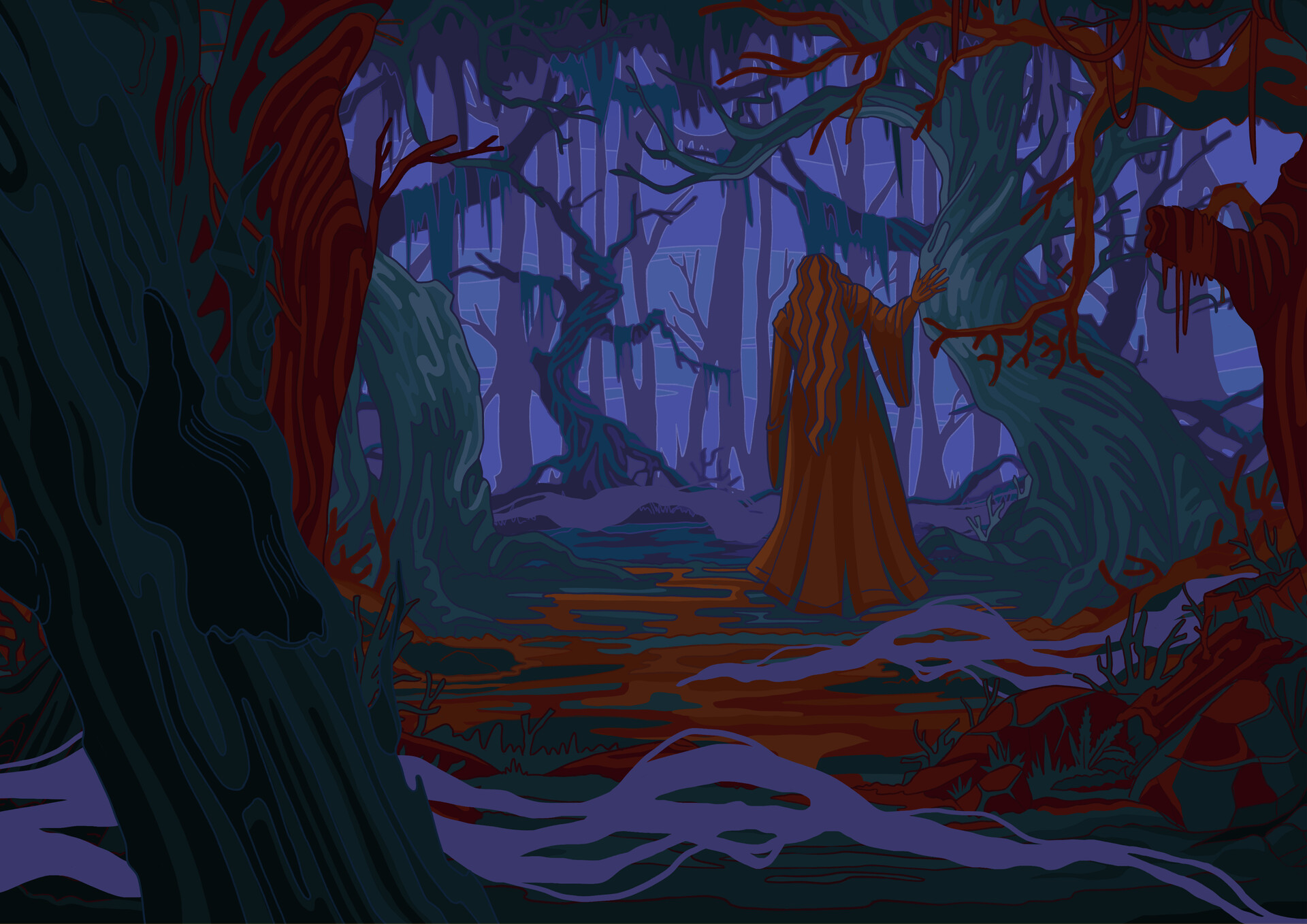 ArtStation - The Silence in Nawia - The Myth of Jarowit and Marzanna