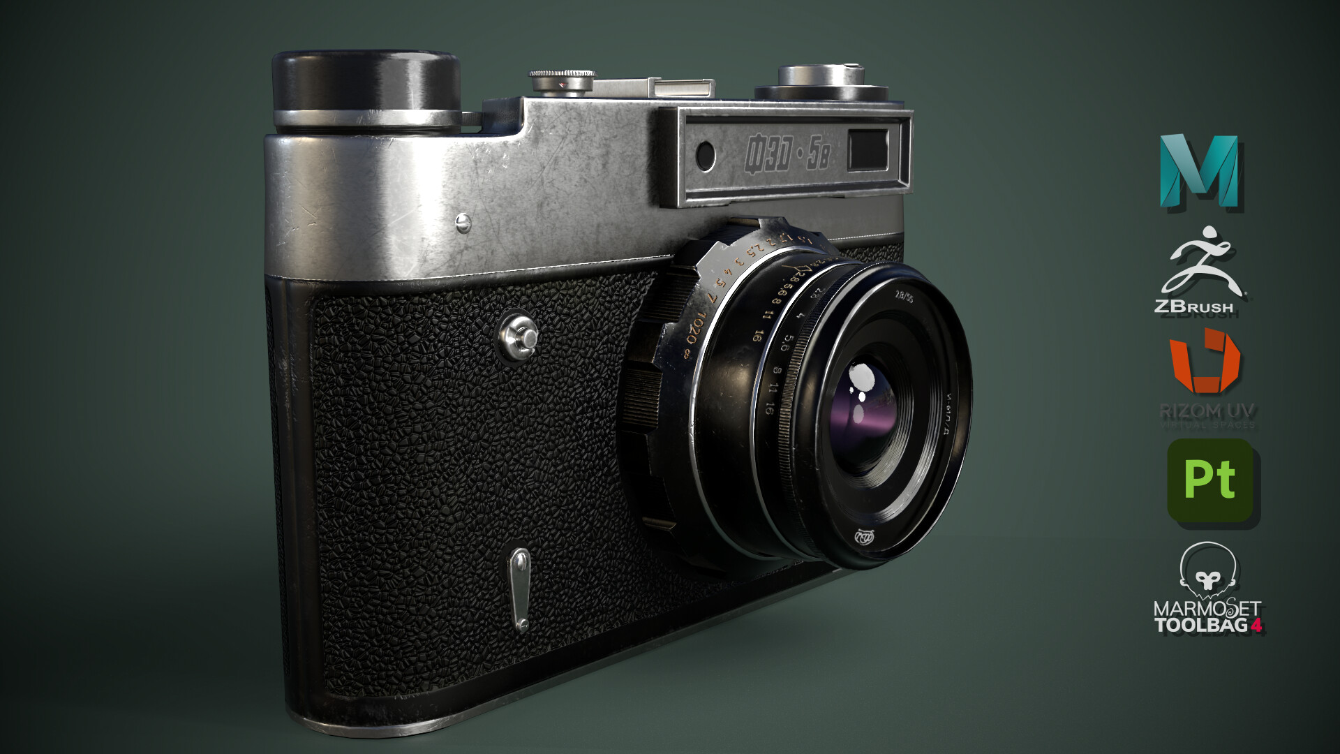 ArtStation - FED 5B (CCCR-1979) (low poly)