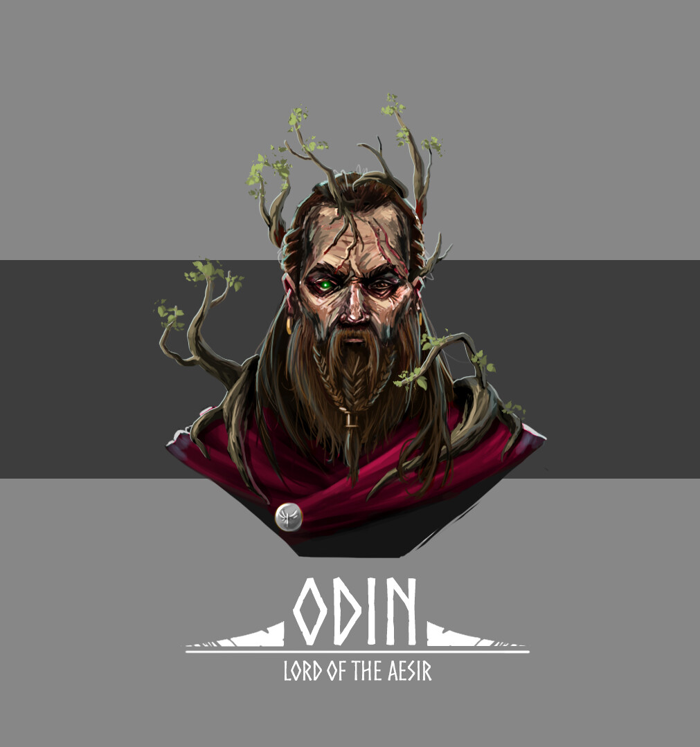 ArtStation - Odin, Lord of the Aesir