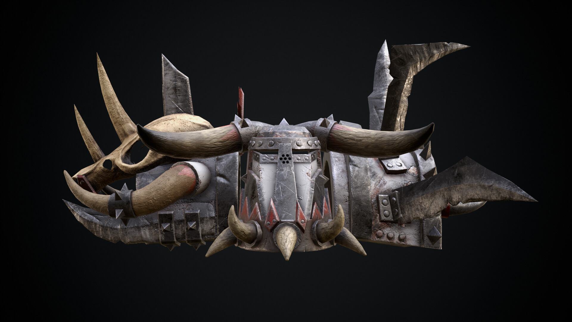 ArtStation - Orc Helmet and Shoulder Guards