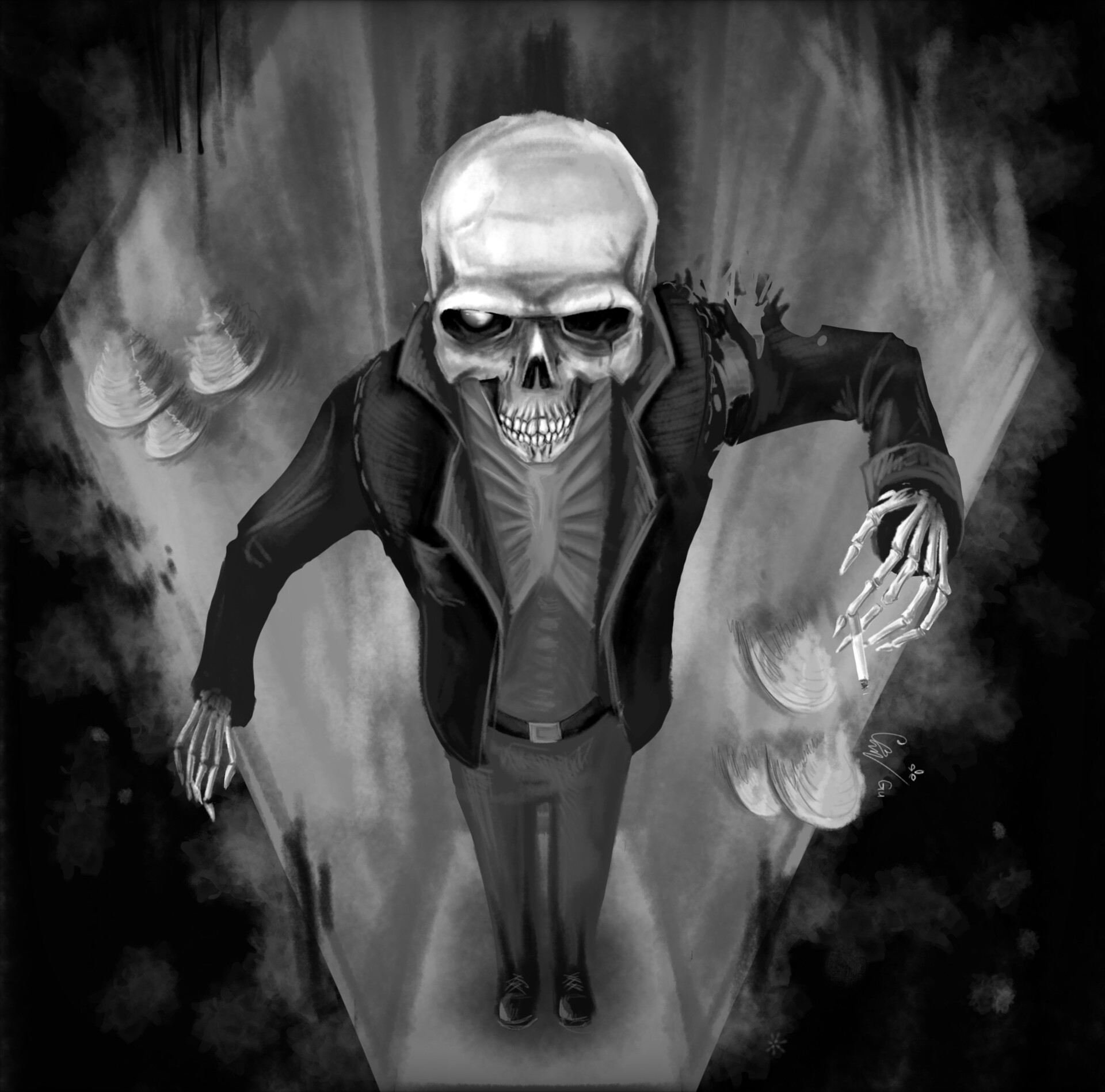 ArtStation - Some skeletons and death