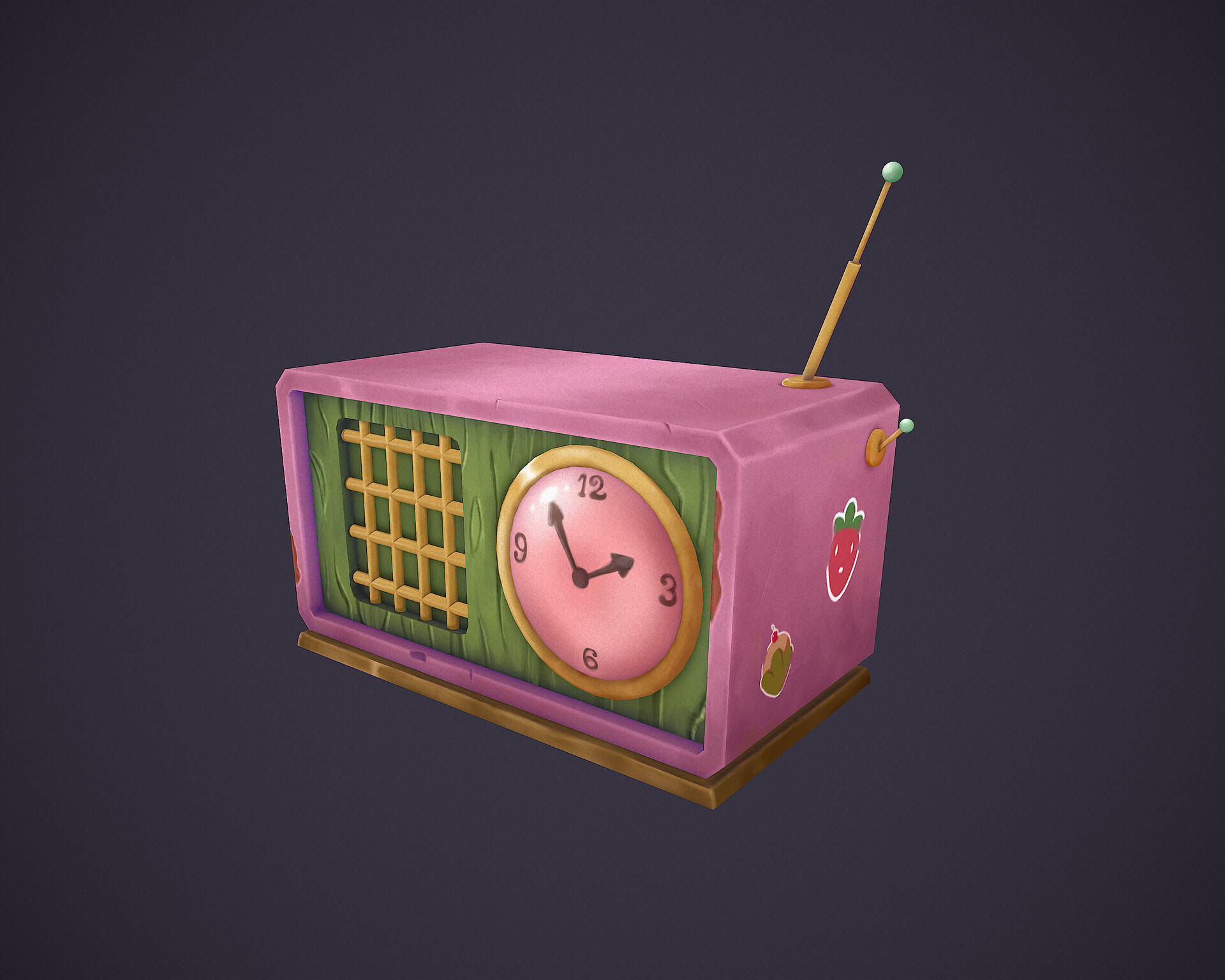ArtStation - Stylized Radio