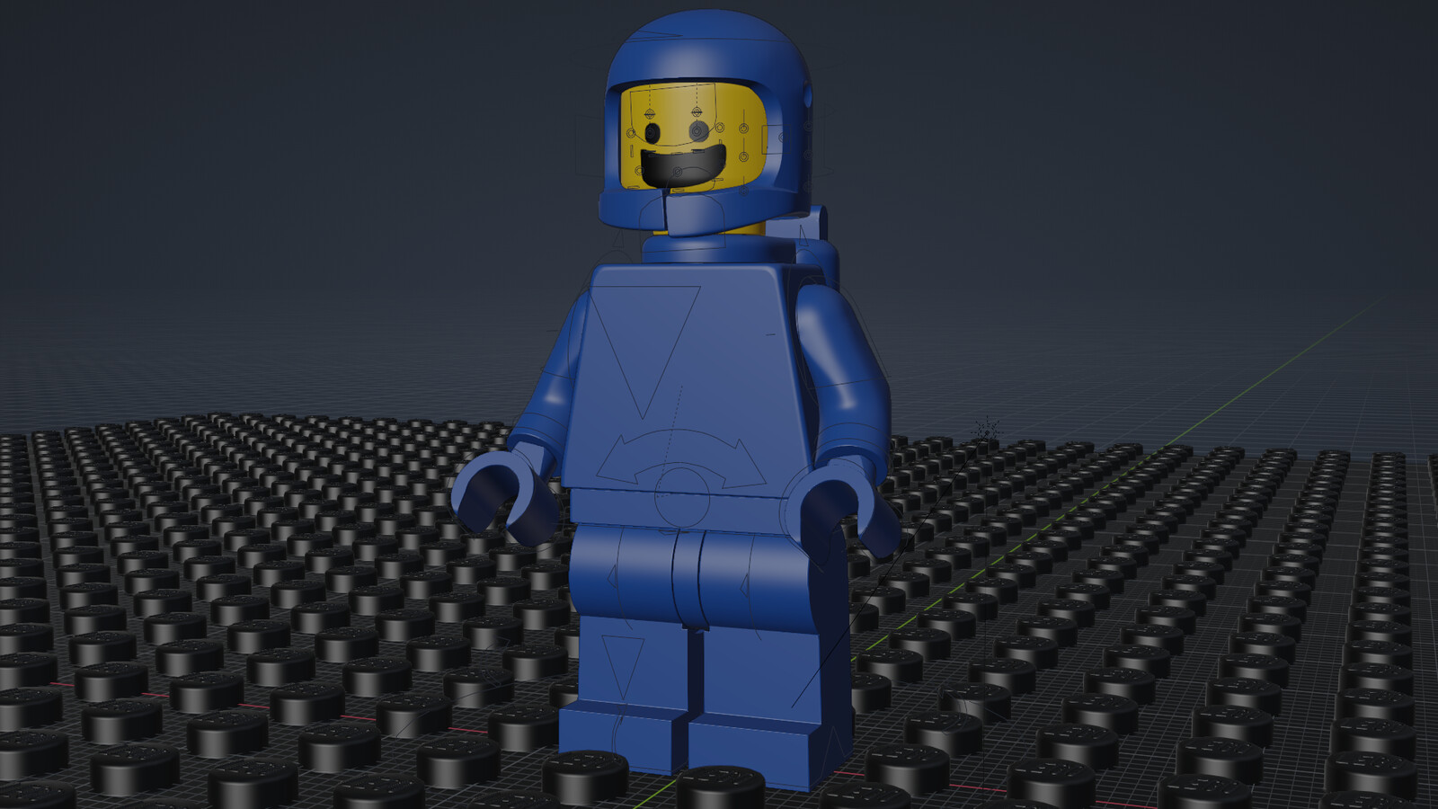 LegoMe_TheOG - LEGO Benny (Realistic LEGO Materials)