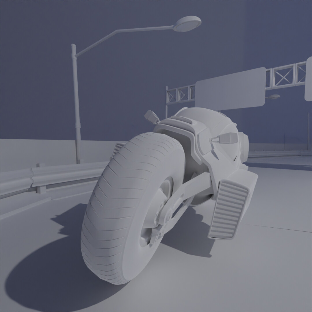 Demetrius Seraphim - Cyberpunk Bike