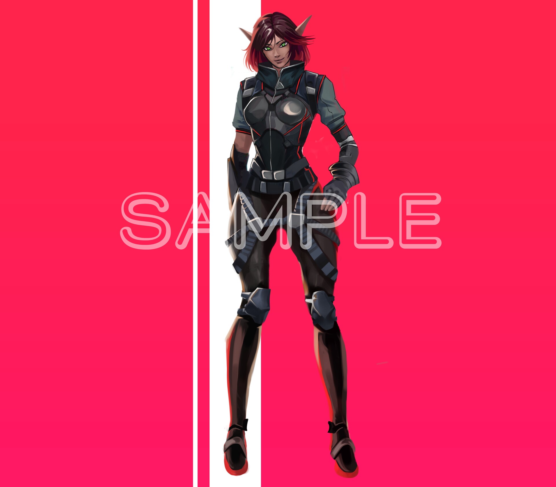 ArtStation - character design NFT - Game art Commissions sample