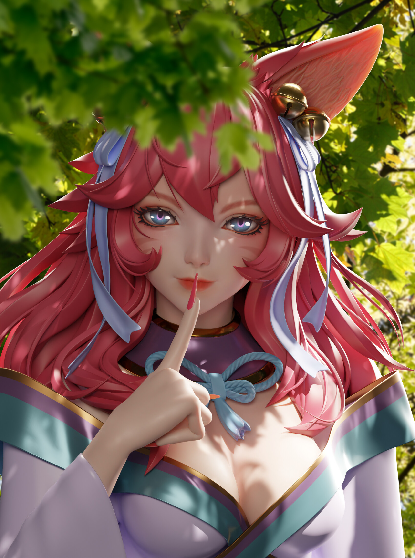 ArtStation - Spirit blossom ahri