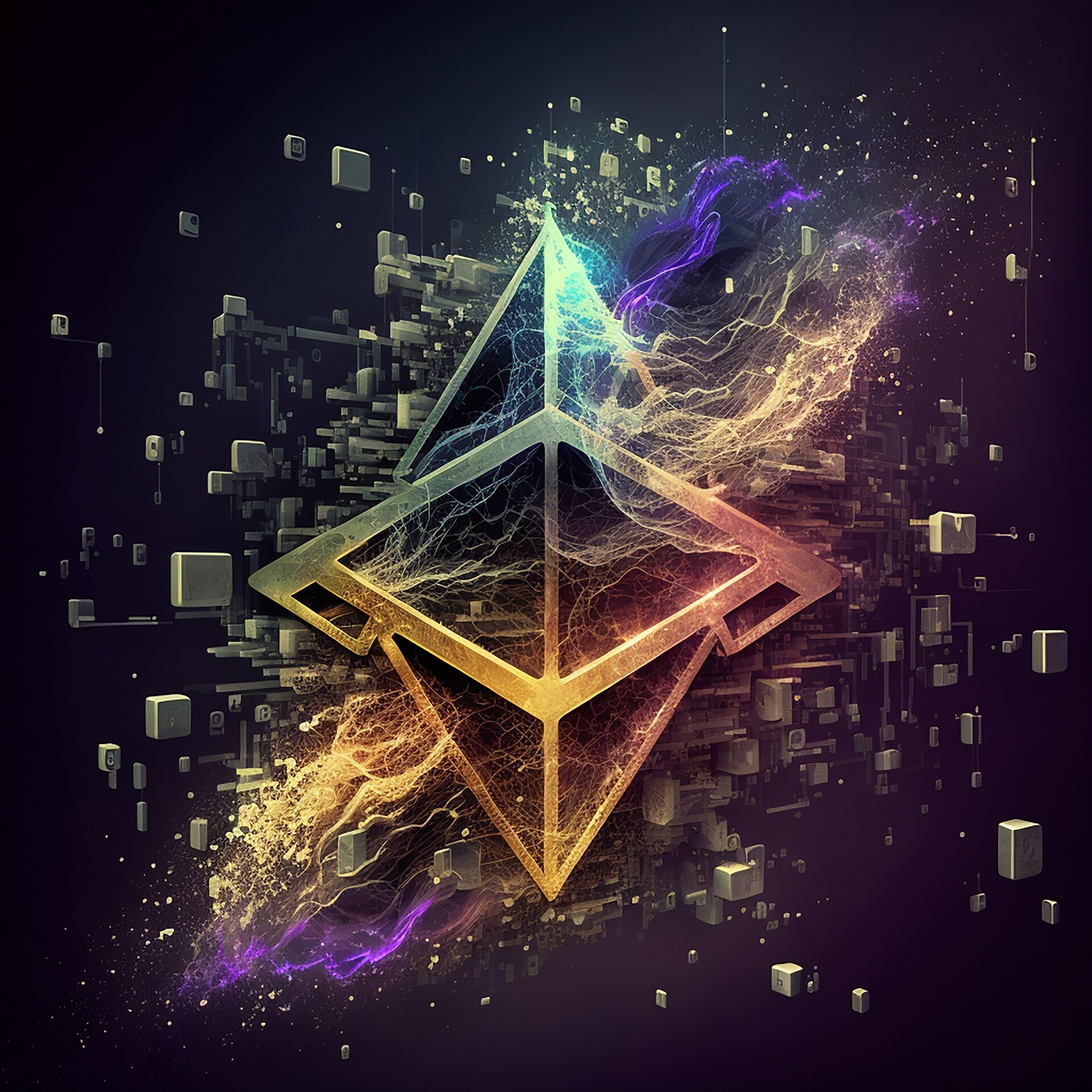 ArtStation - Ethereum inthe galaxy