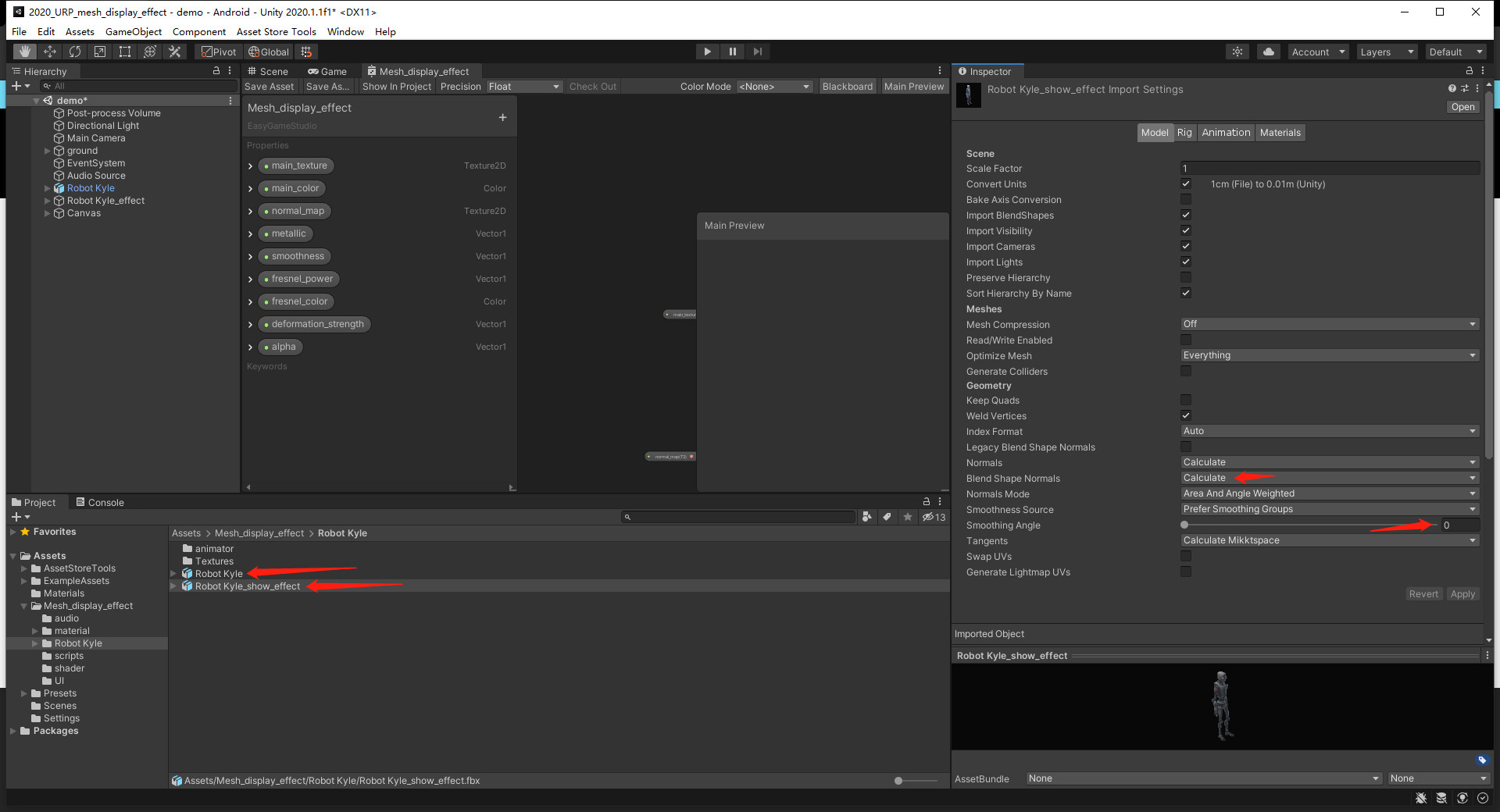 Easy Game Studio - Unity VFX - Mesh Split Effect - Downloadable