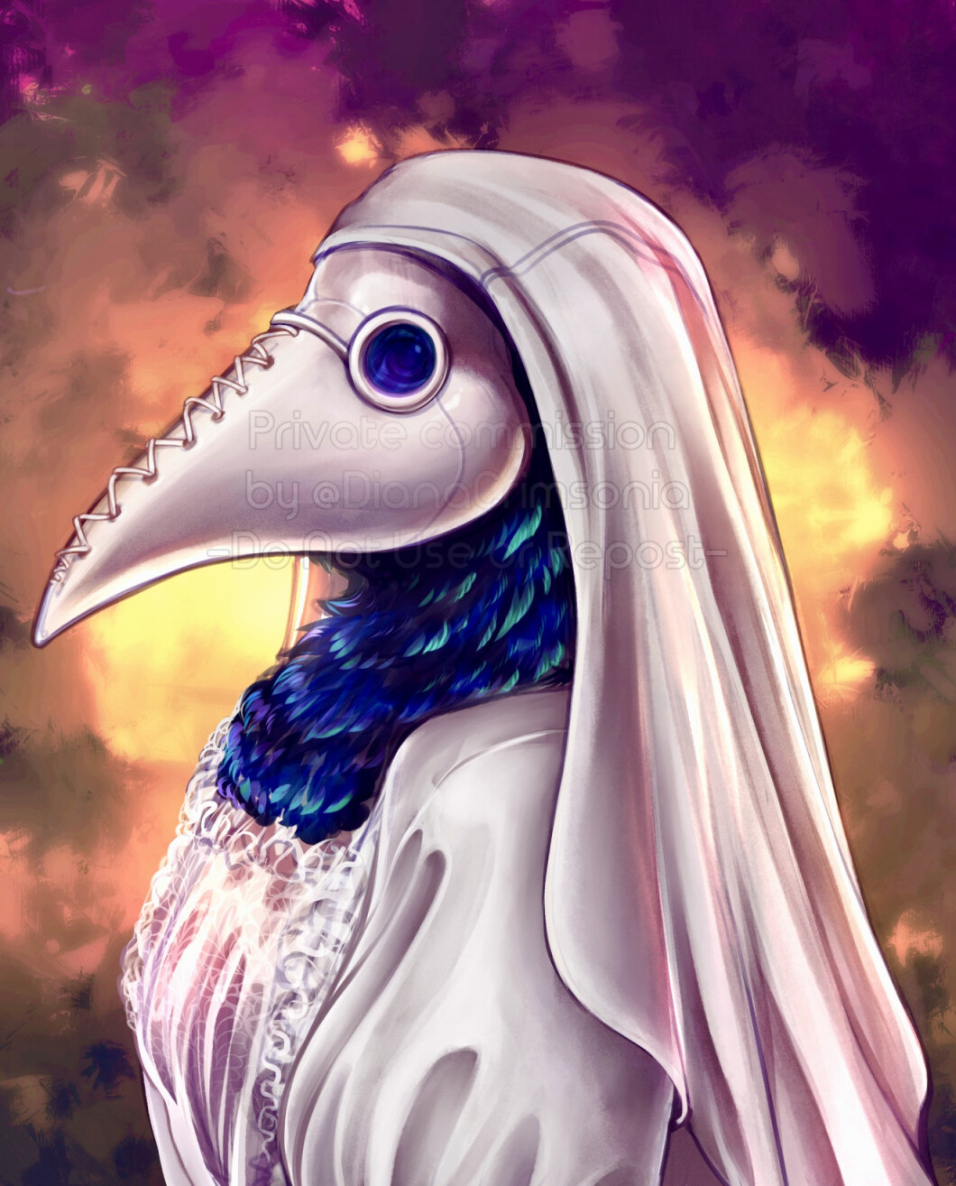 ArtStation - DnD character portrait commission (part 1)