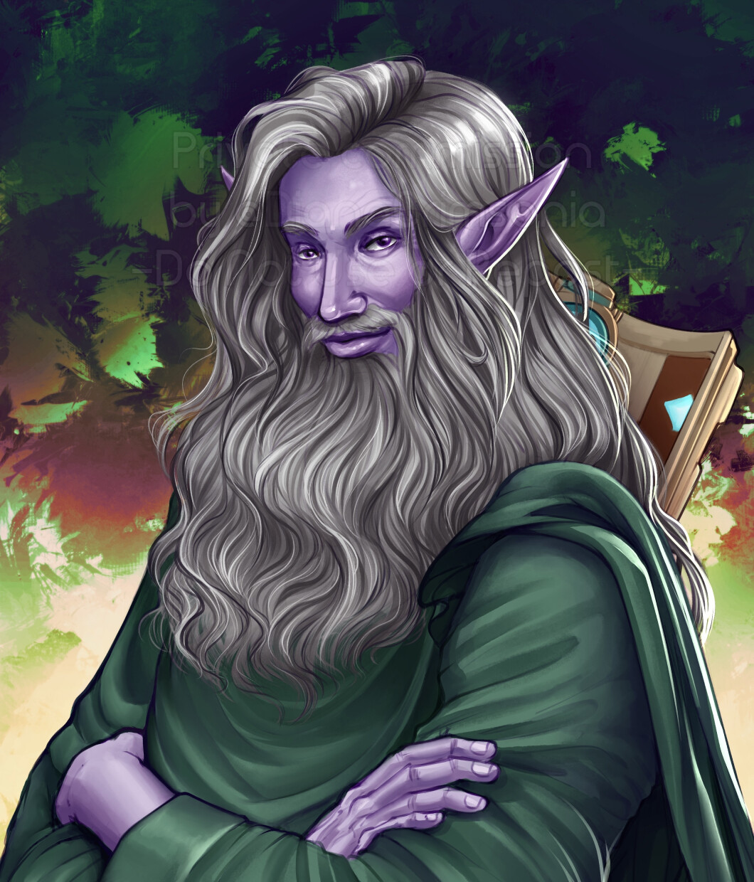 ArtStation - DnD character portrait commission (part 4)