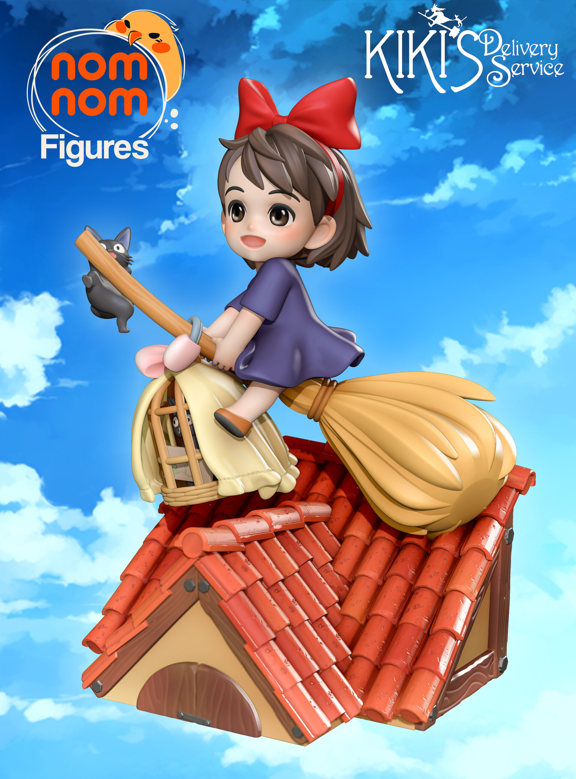 NomNom Figures - Chibi Kiki - Kikis Delivery Service