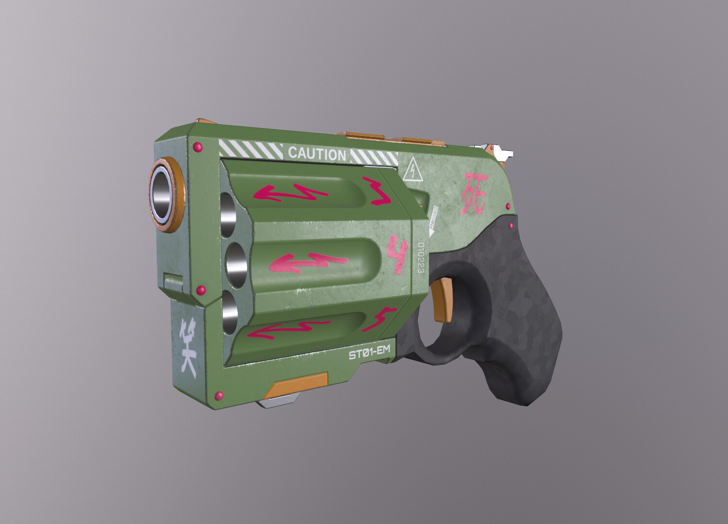 ArtStation - Revolver ST01-EM - Cyberpunk 2077