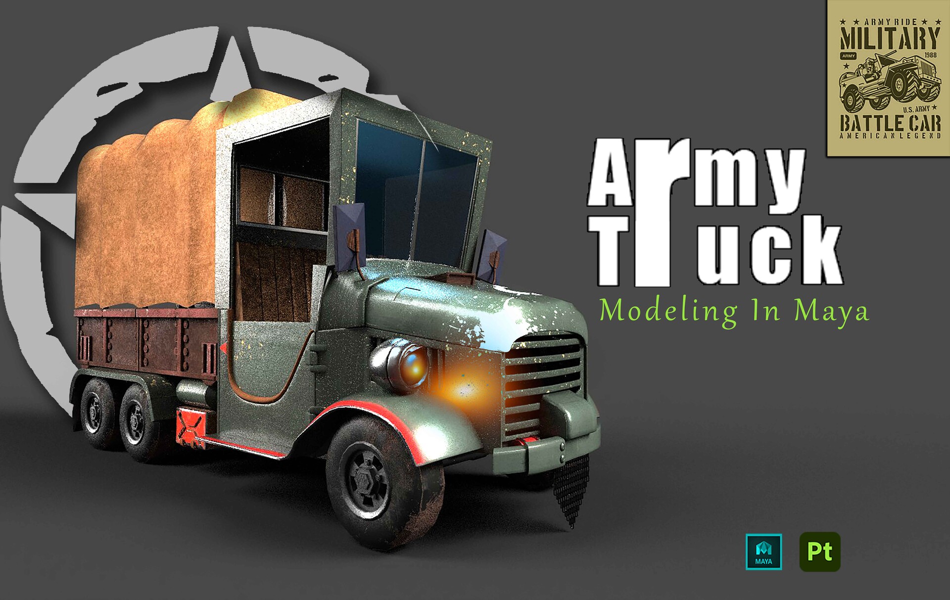 ArtStation - Army Truck