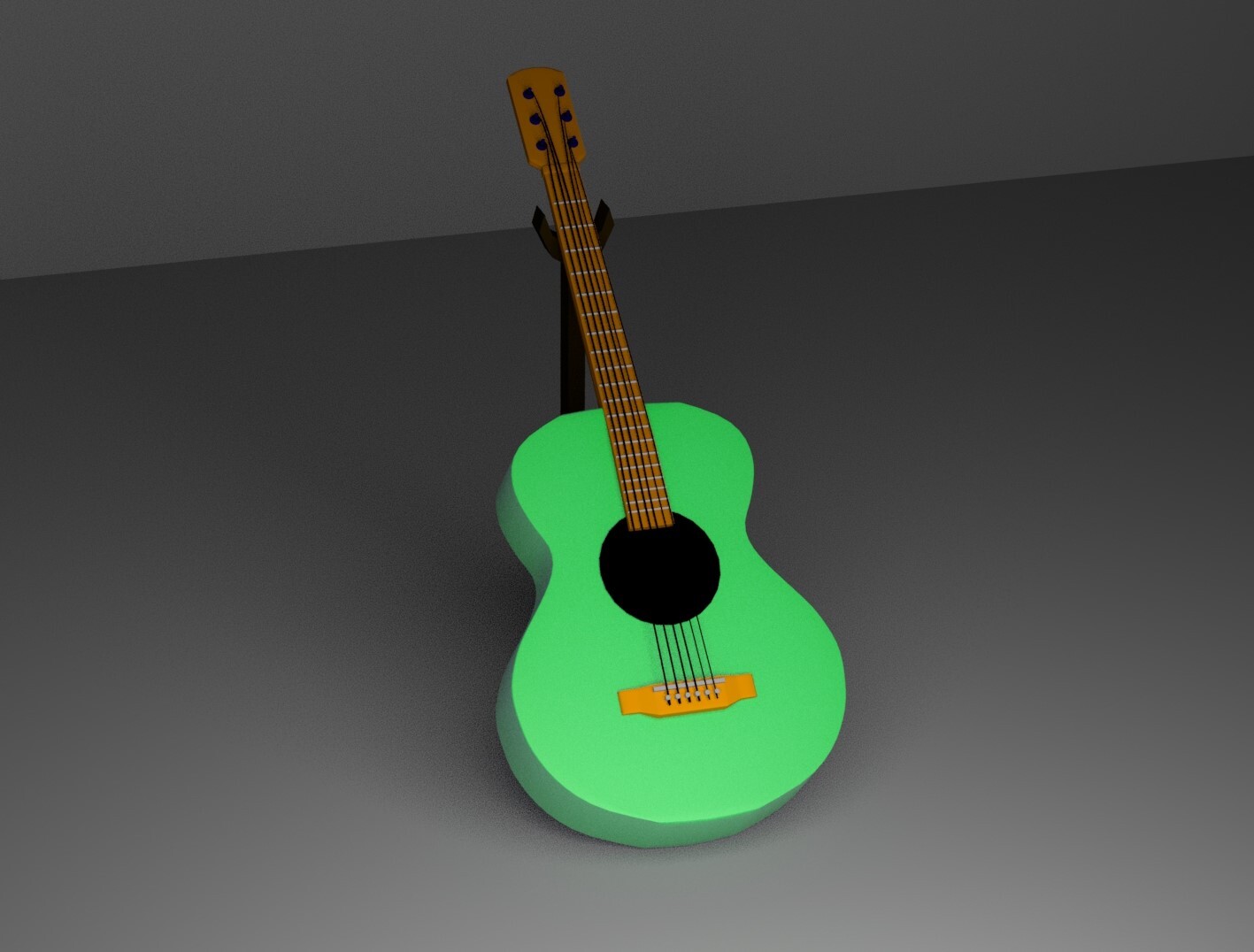 ArtStation - 3d Guitar