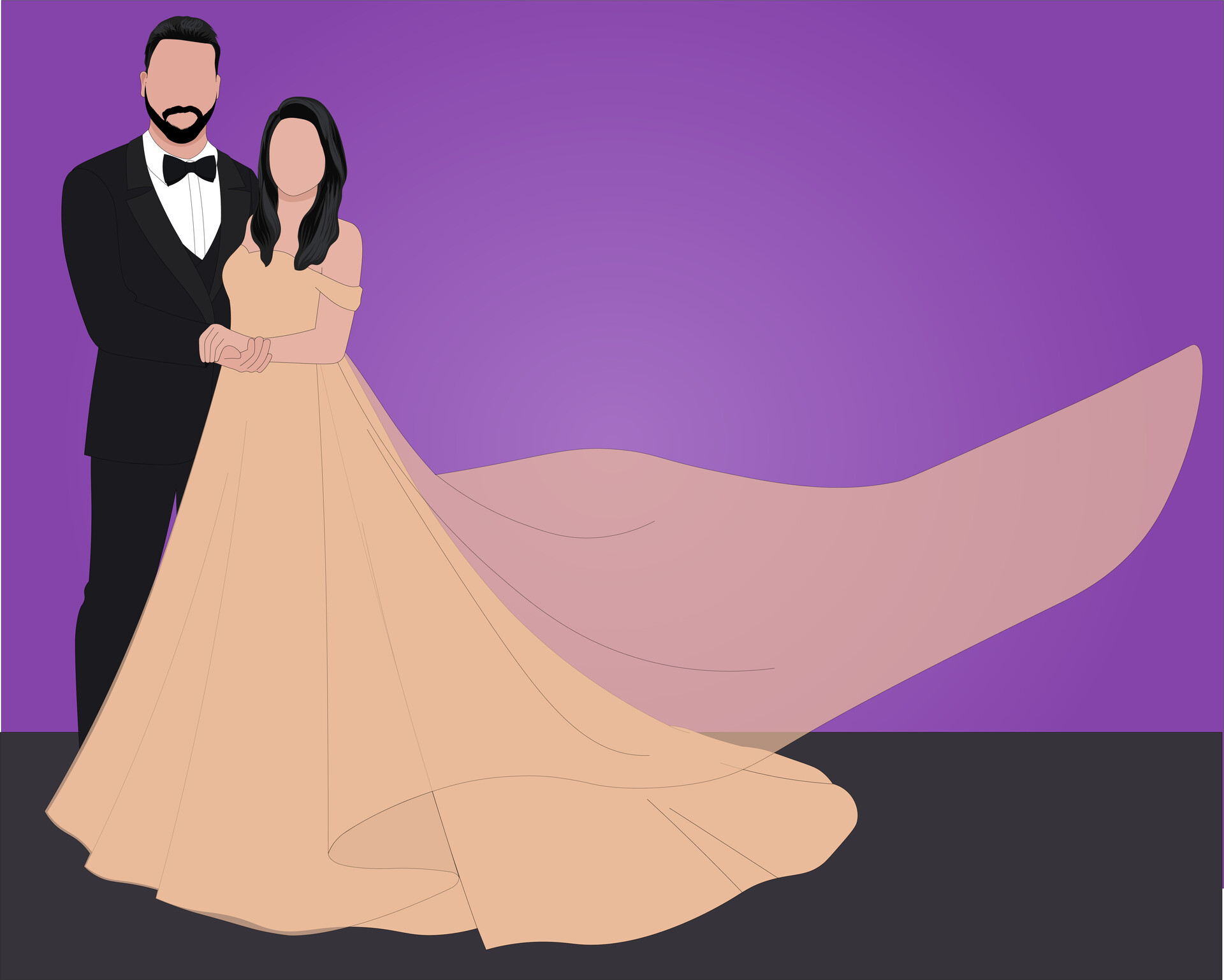 ArtStation - Wedding Illustration 1