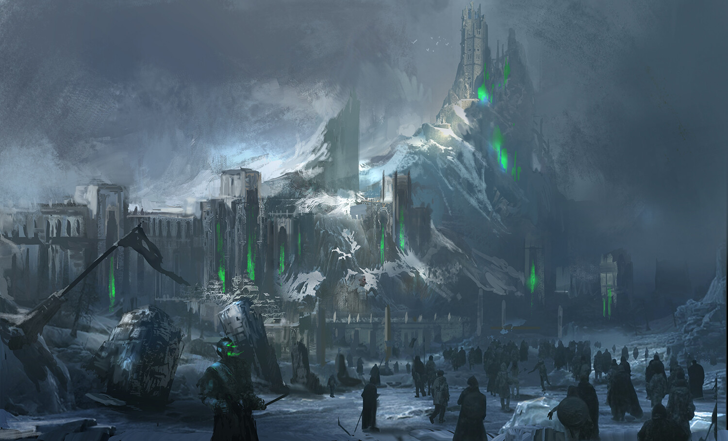 ArtStation - the land of the dead / 2017