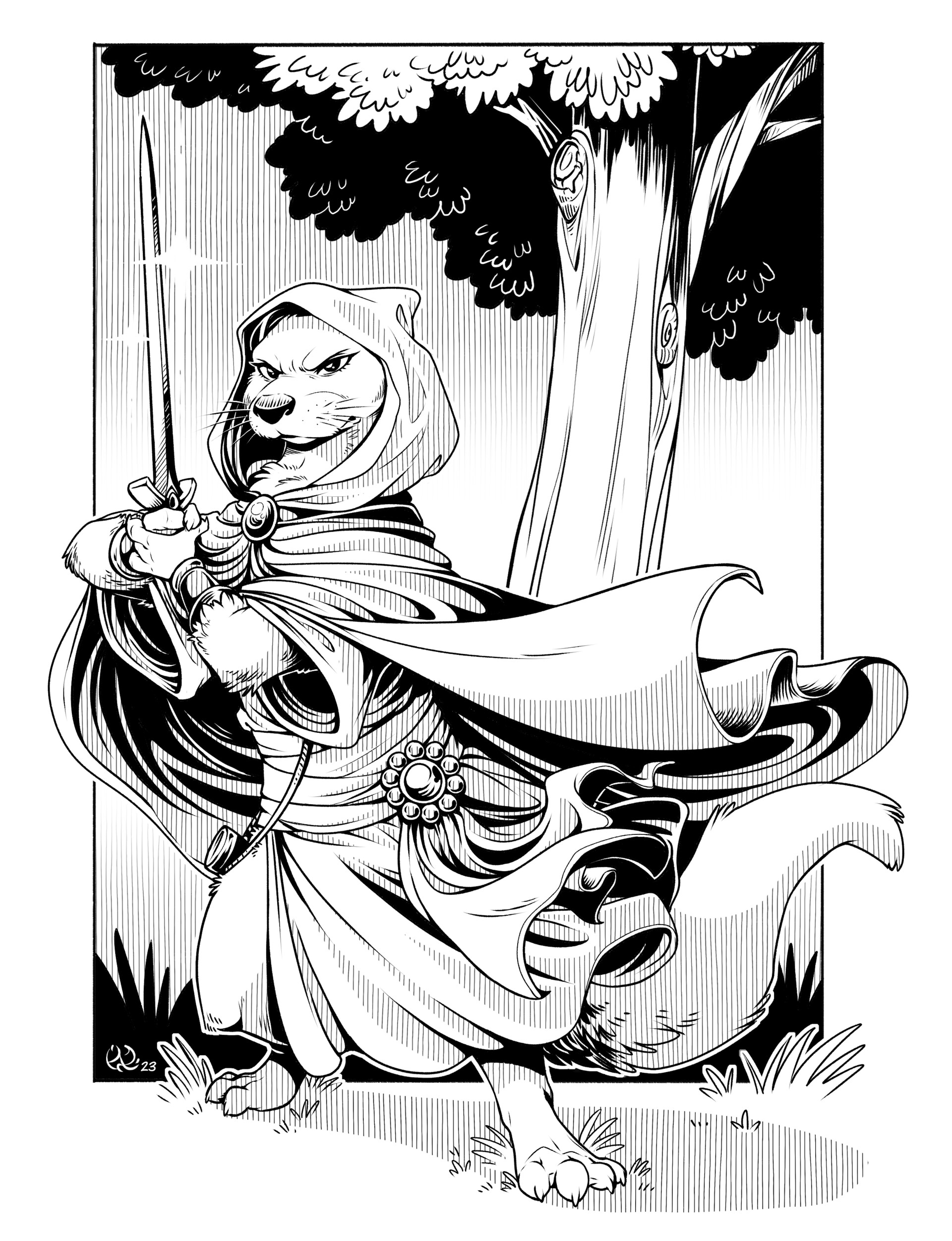 ArtStation - Otter Warrior