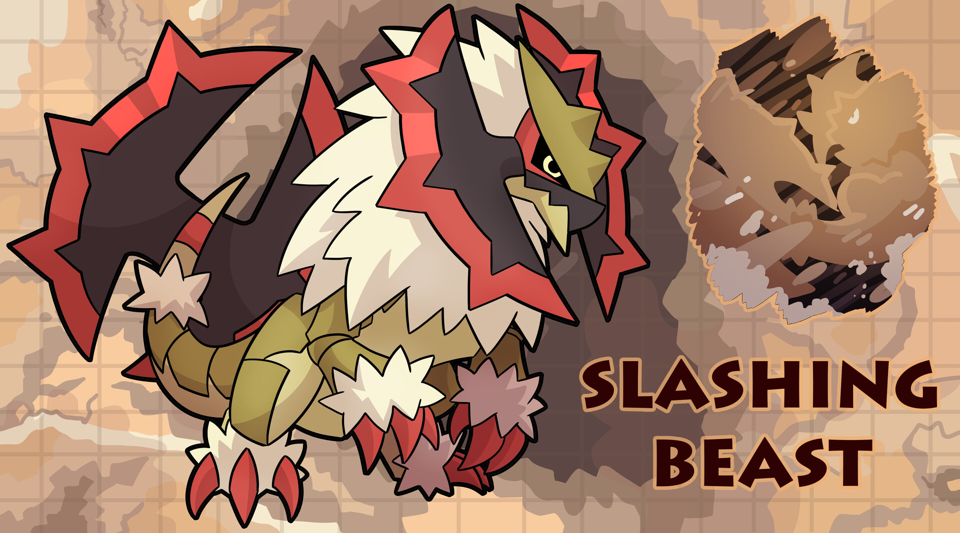 ArtStation - Paradox Pokemon: Slashing Beast