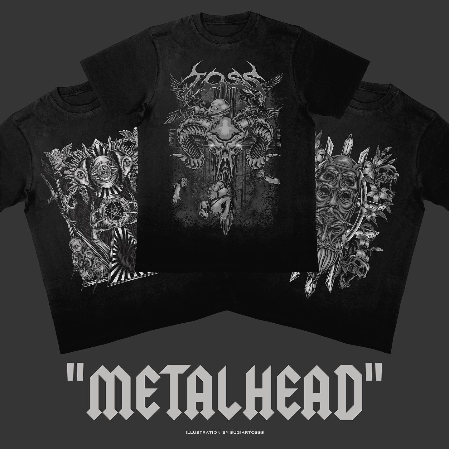 ArtStation - METALHEAD T-SHIRT COLLECTION