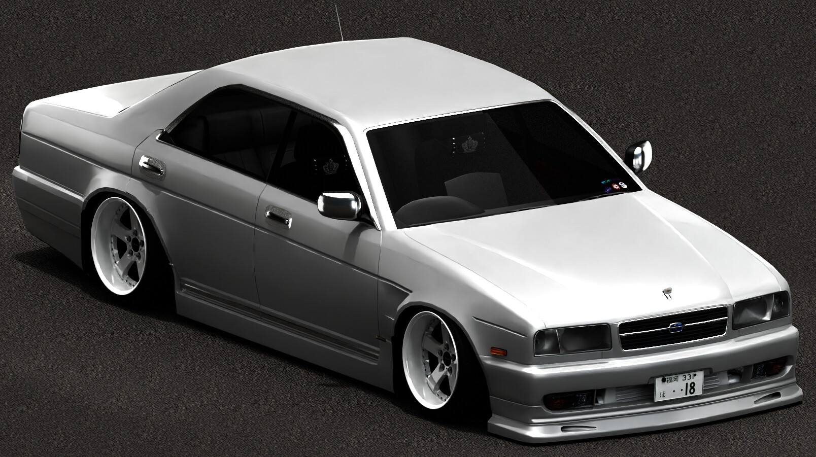 ArtStation - My Nissan Y32 CED/GLO (Int WIP)